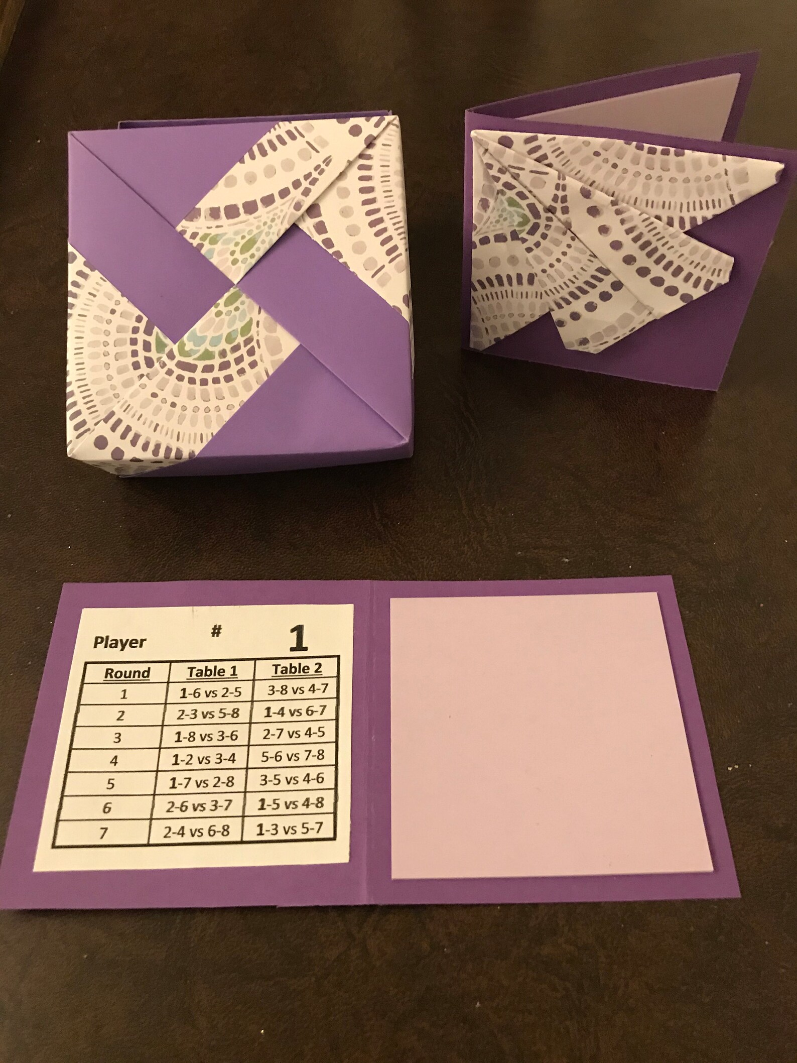 One of a Kind 2-Table Bridge Tallies | Etsy