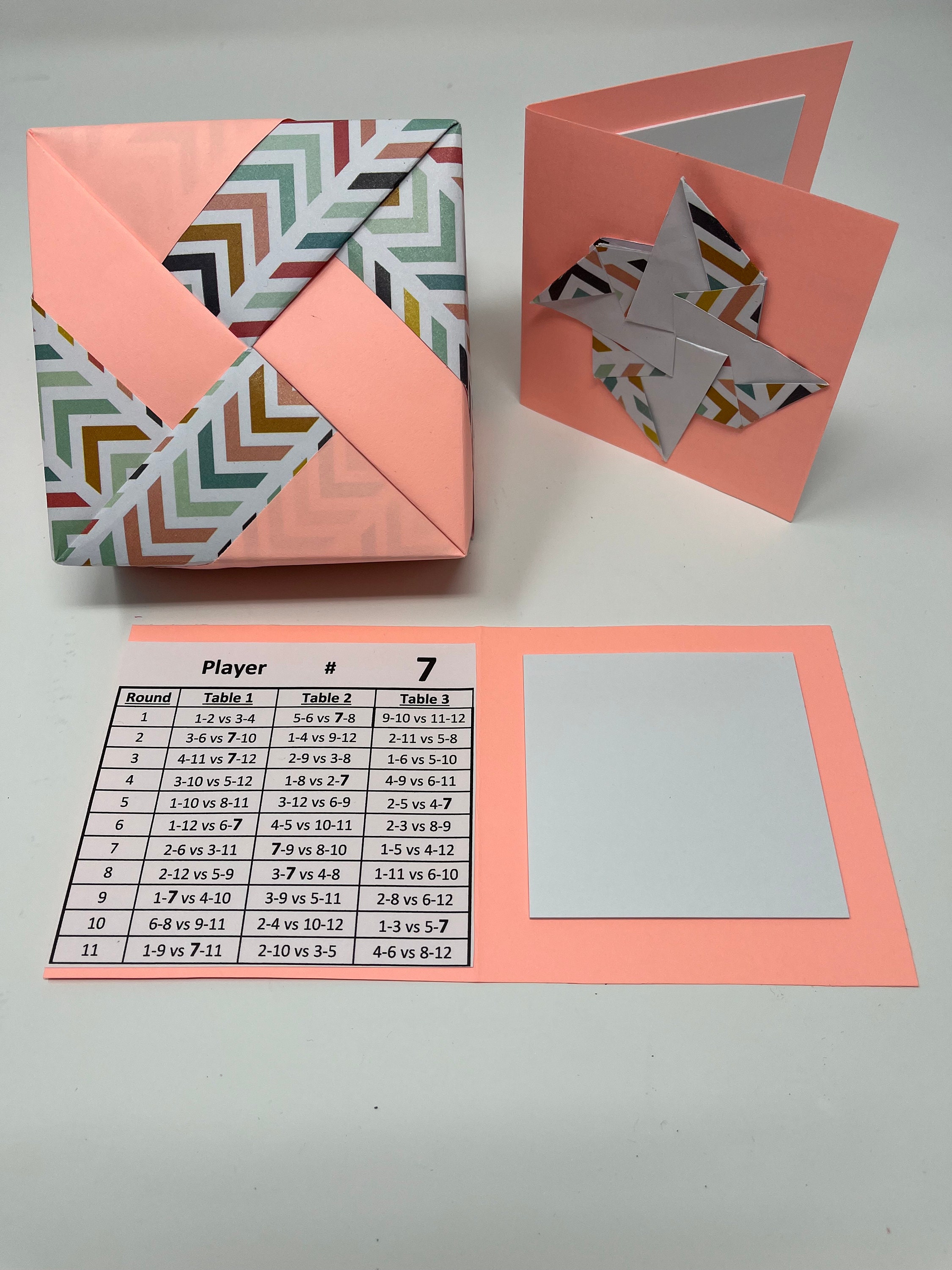 One of a Kind 3 Table Bridge Tallies - Etsy