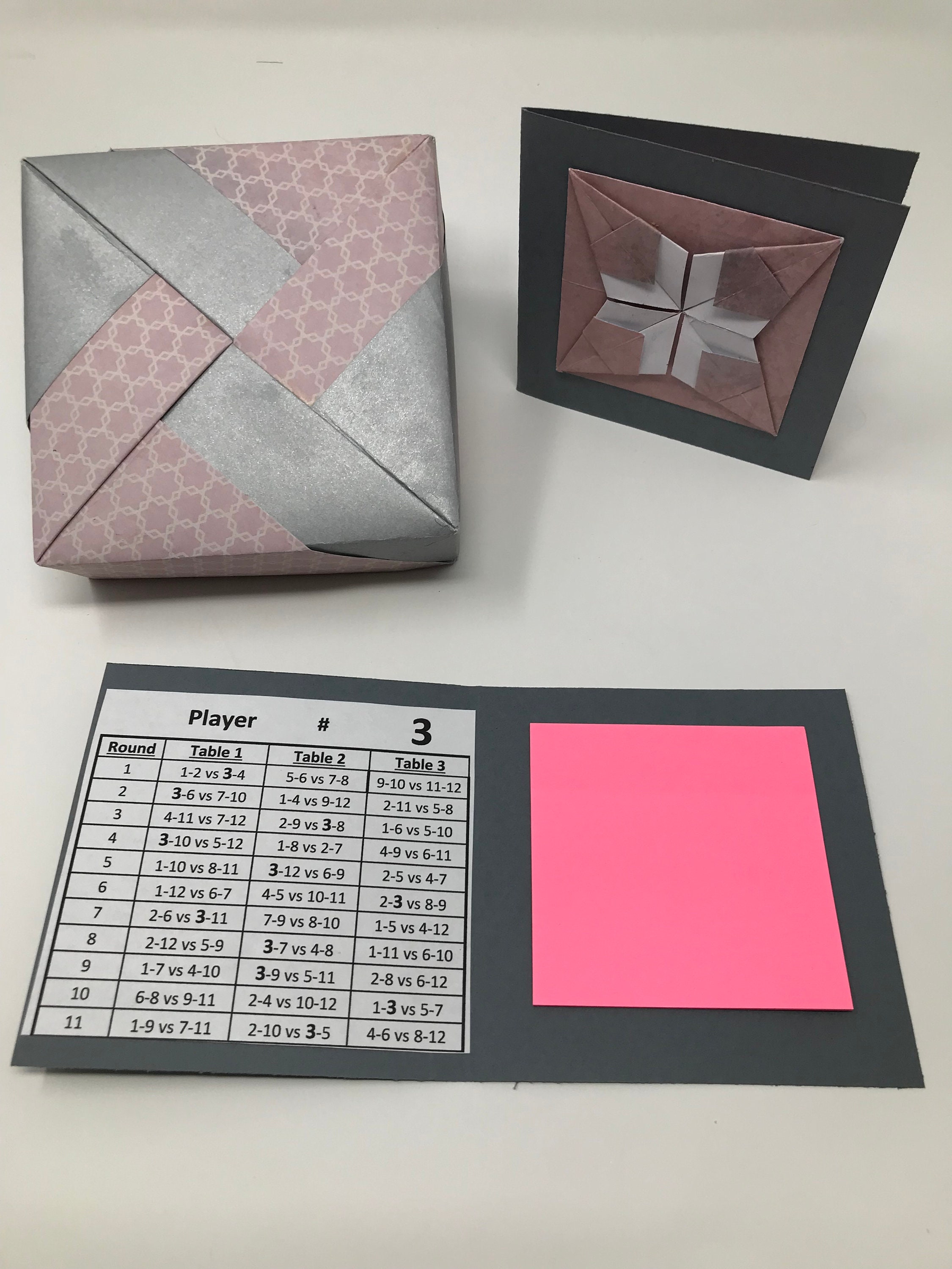 One of a Kind 3 Table Bridge Tallies - Etsy