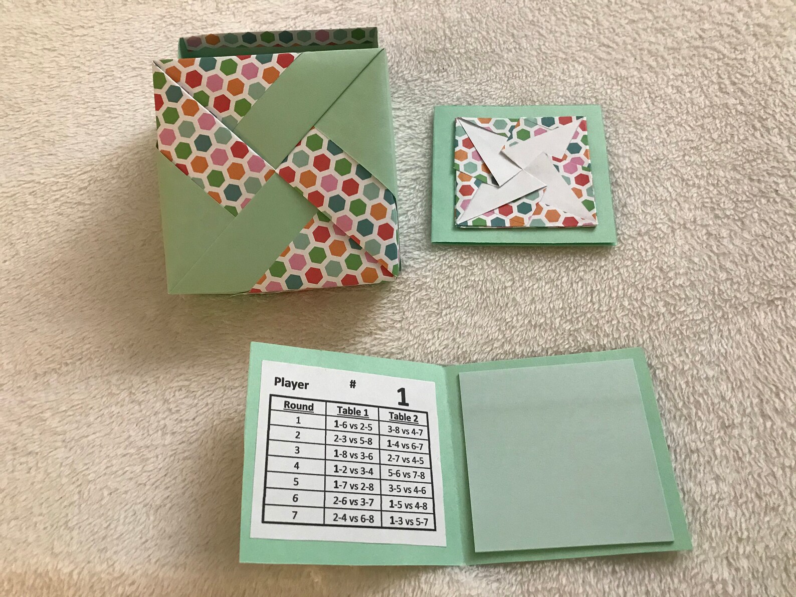 One of a Kind 2-Table Bridge Tallies | Etsy