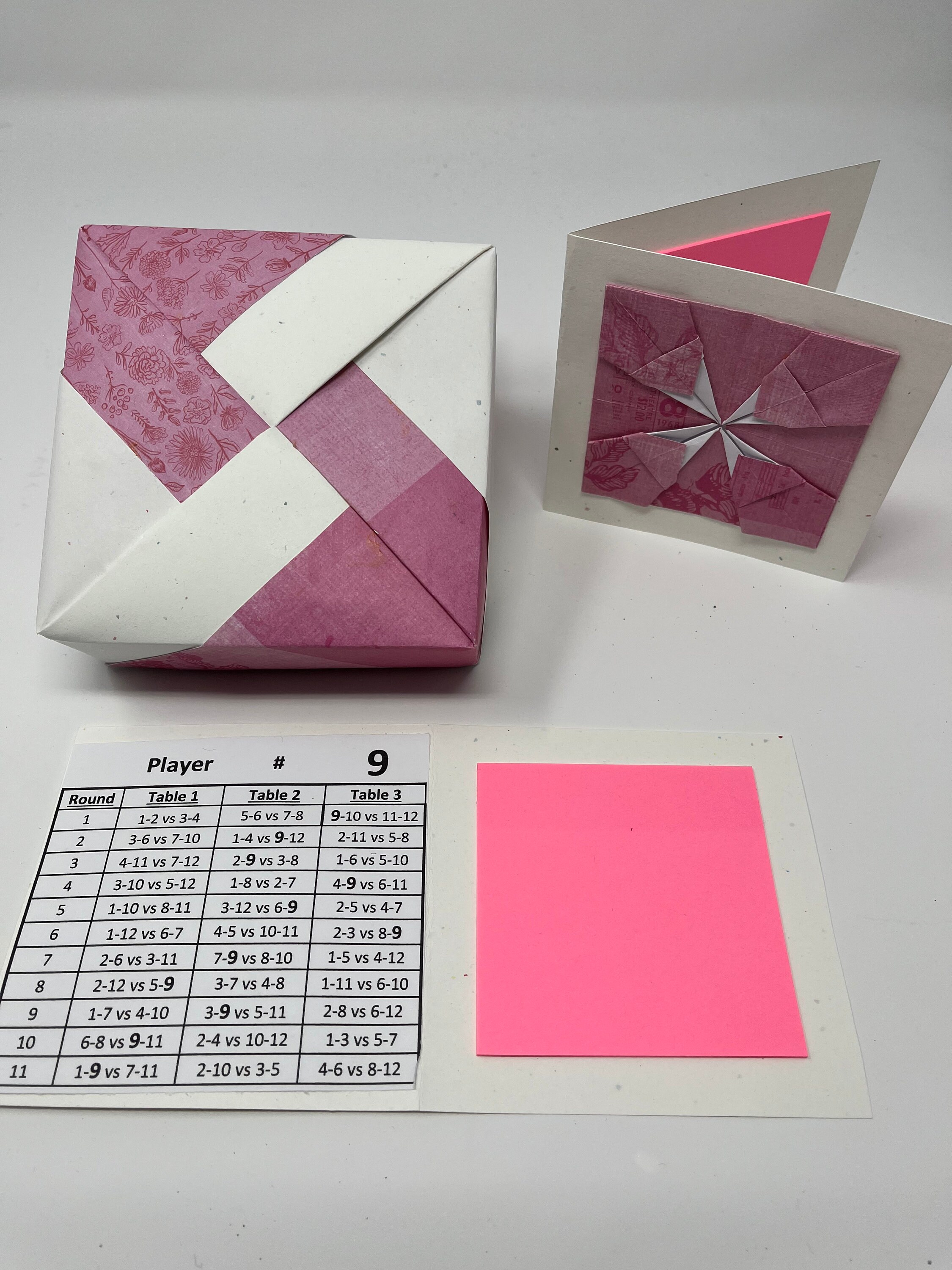 One of a Kind 3 Table Bridge Tallies - Etsy