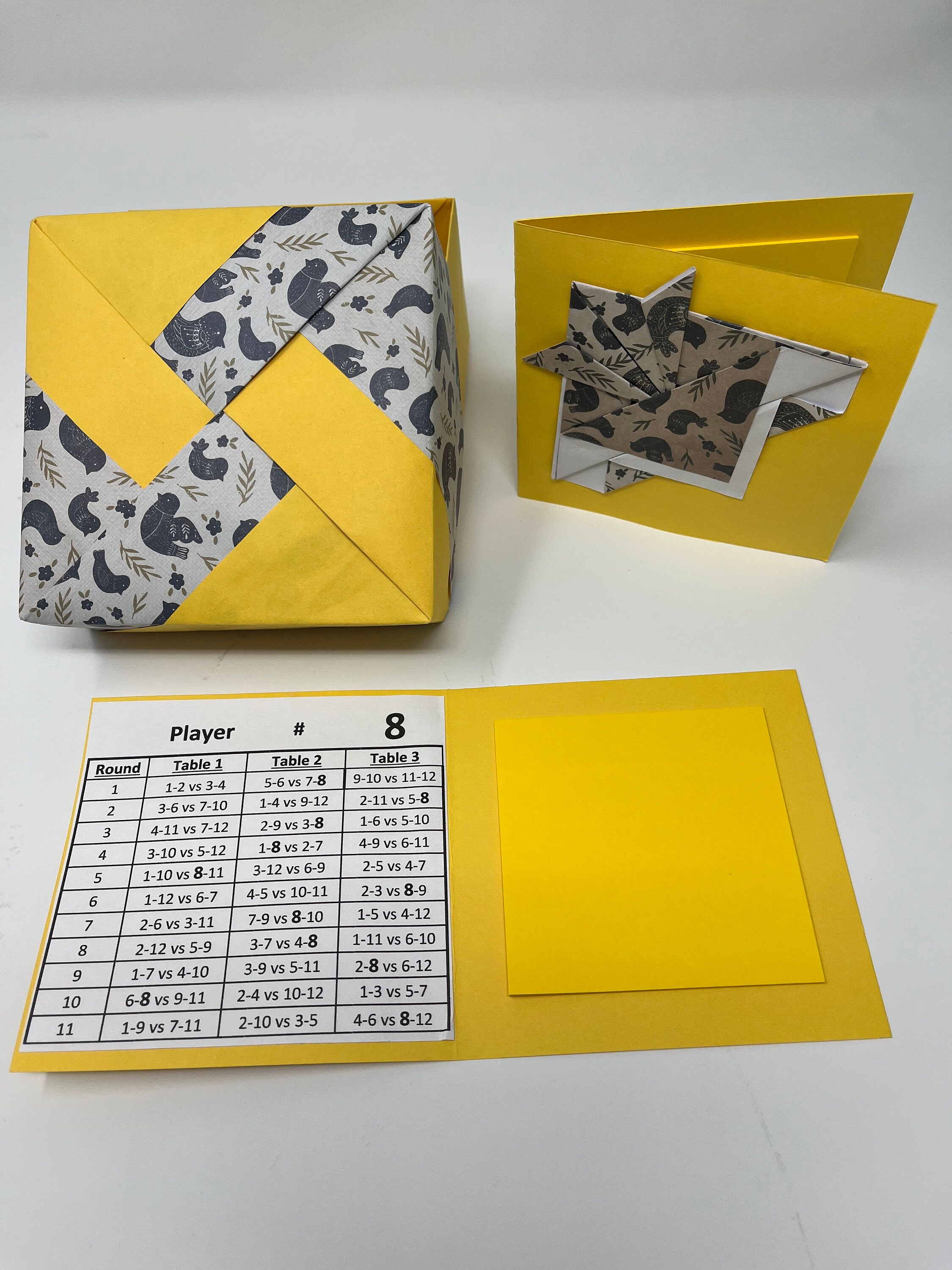 One of a Kind 3 Table Bridge Tallies - Etsy