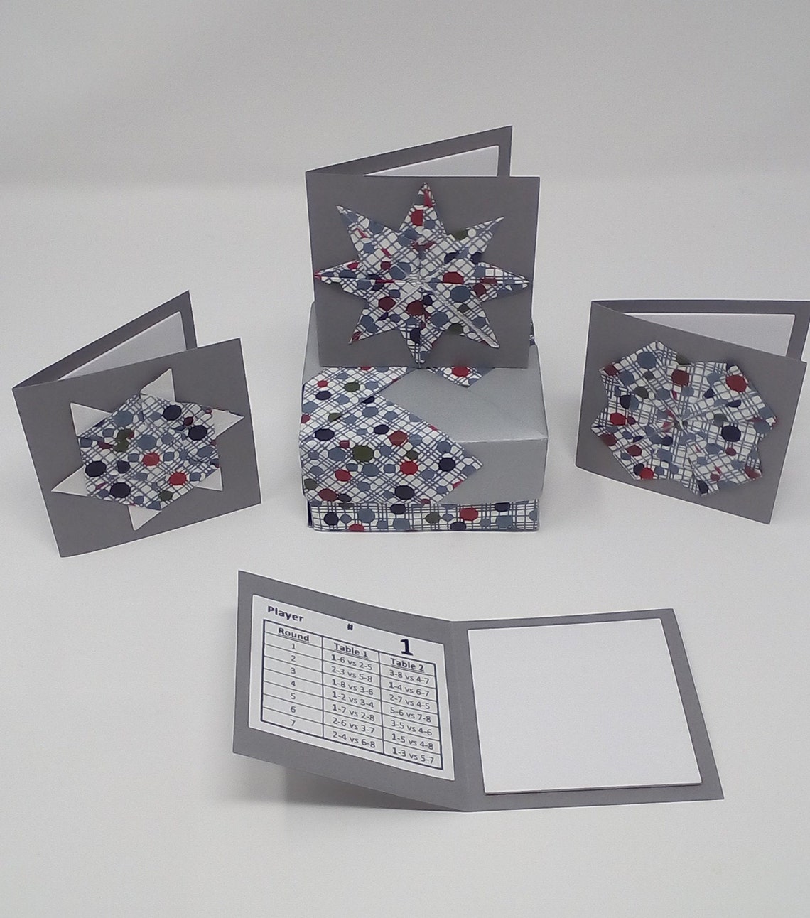 One of a Kind 2-Table Bridge Tallies | Etsy