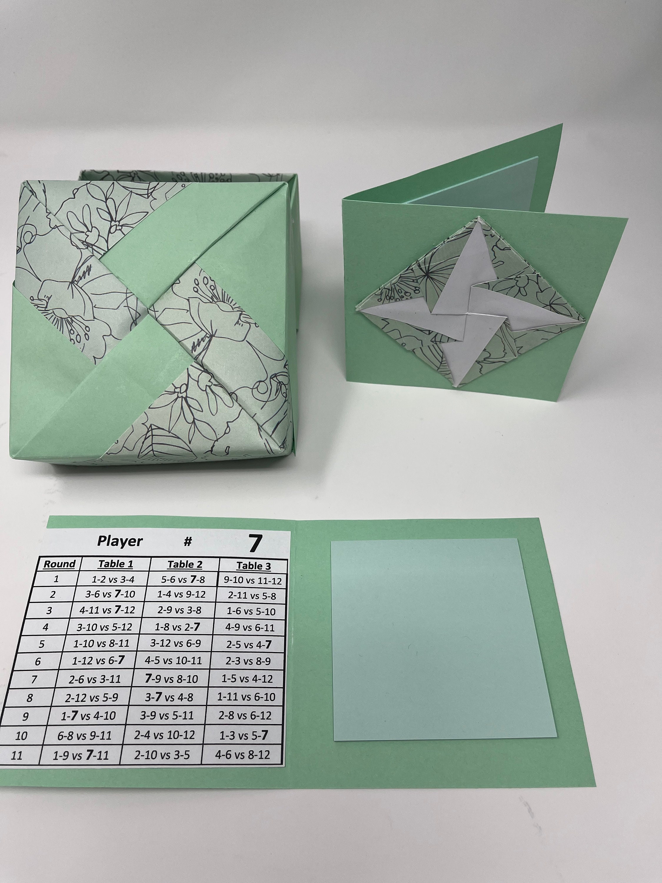 One of a Kind 3 Table Bridge Tallies - Etsy