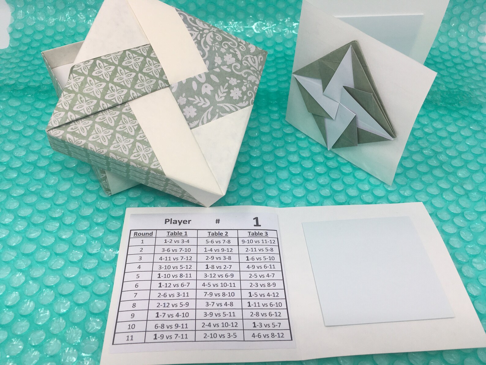 One of a Kind 3 Table Bridge Tallies - Etsy