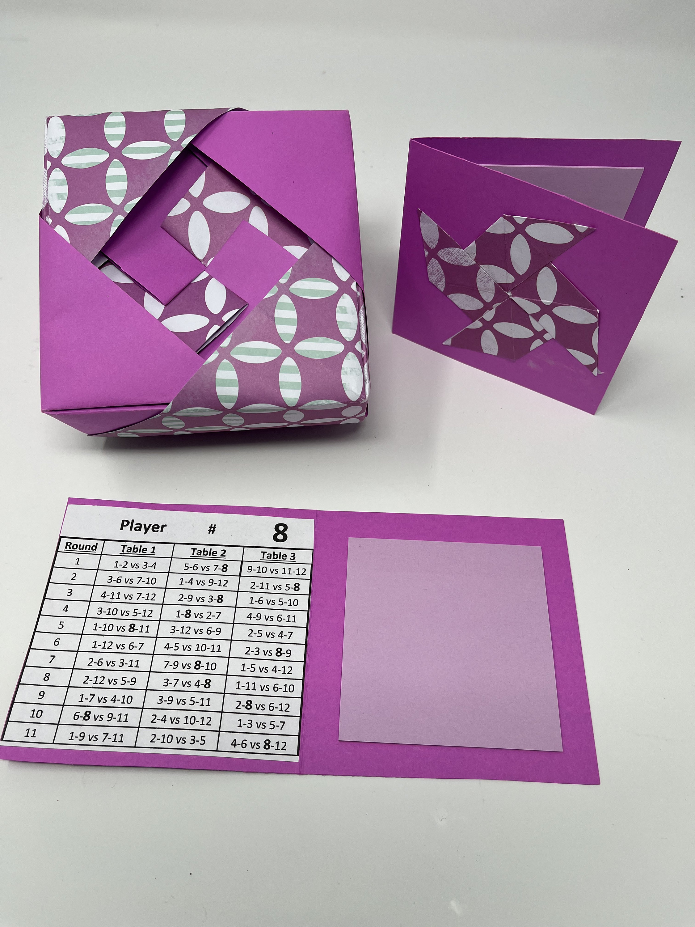 One of a Kind 3 Table Bridge Tallies - Etsy