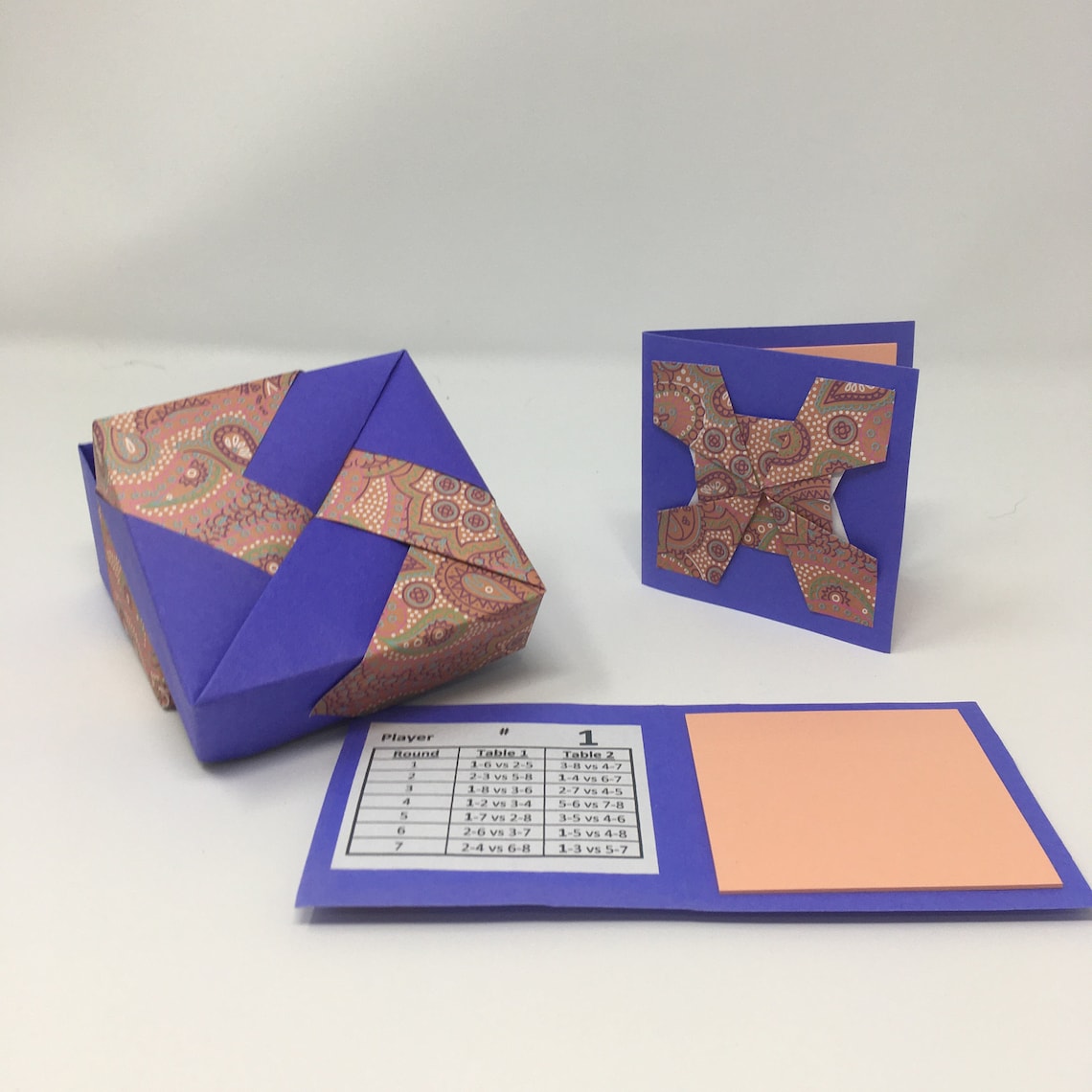 One of a Kind 2-Table Bridge Tallies | Etsy