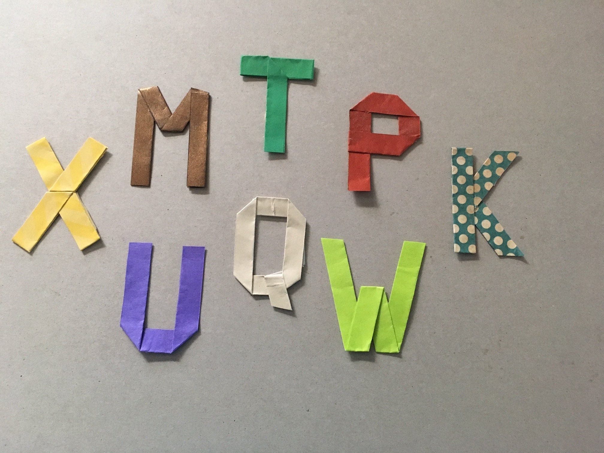 Origami Initial Shadow Box Frames Custom Made Just for You. - Etsy