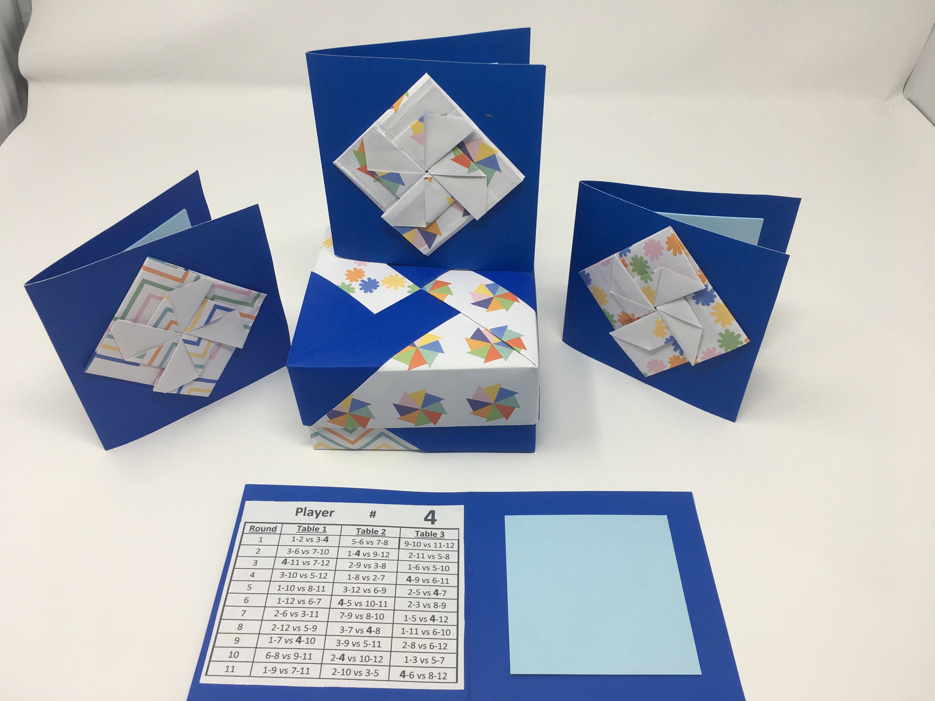 One of a Kind 3 Table Bridge Tallies - Etsy