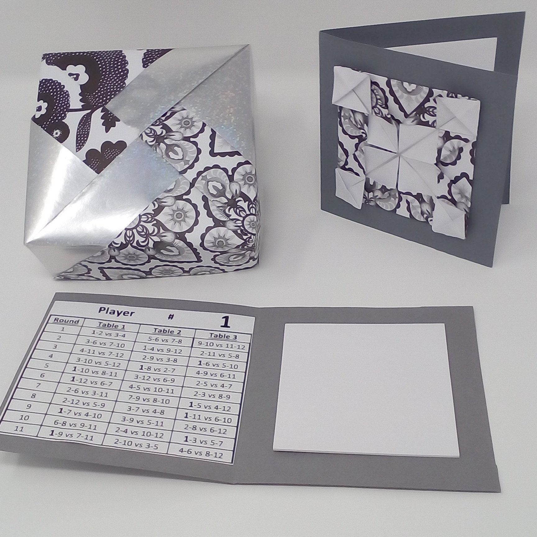 One of a Kind 3 Table Bridge Tallies - Etsy