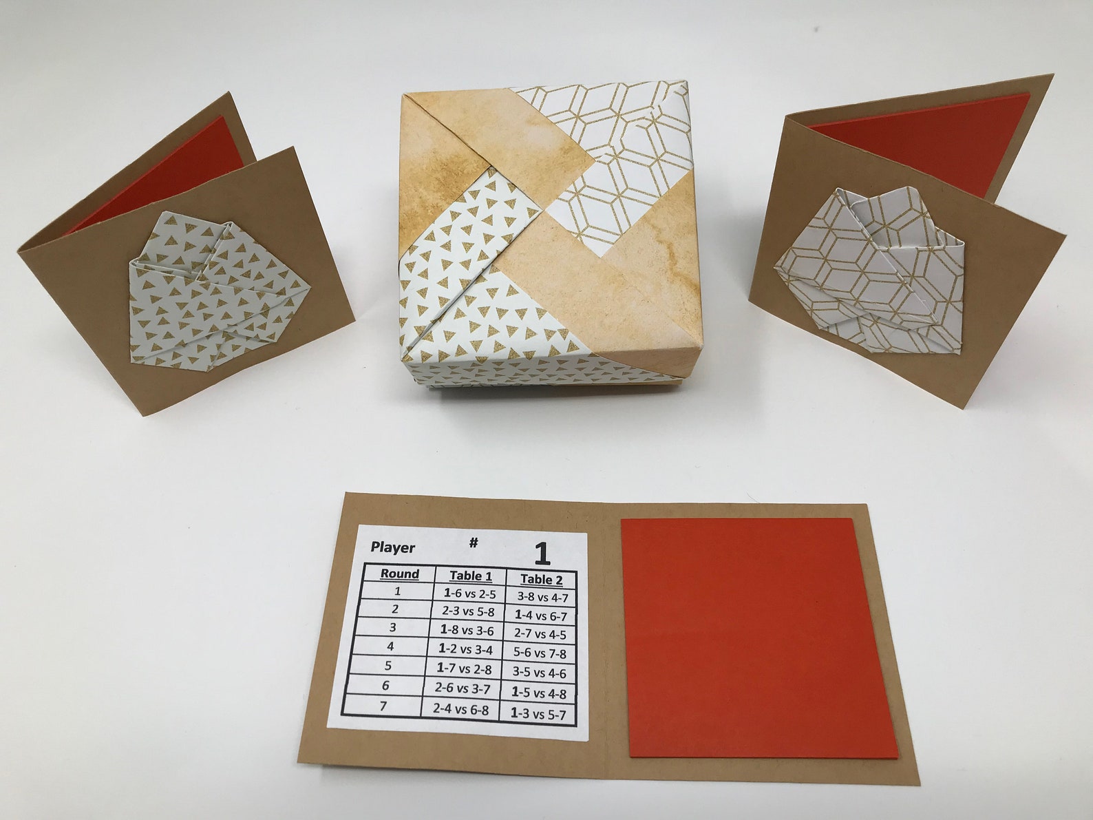 One of a Kind 2-Table Bridge Tallies | Etsy