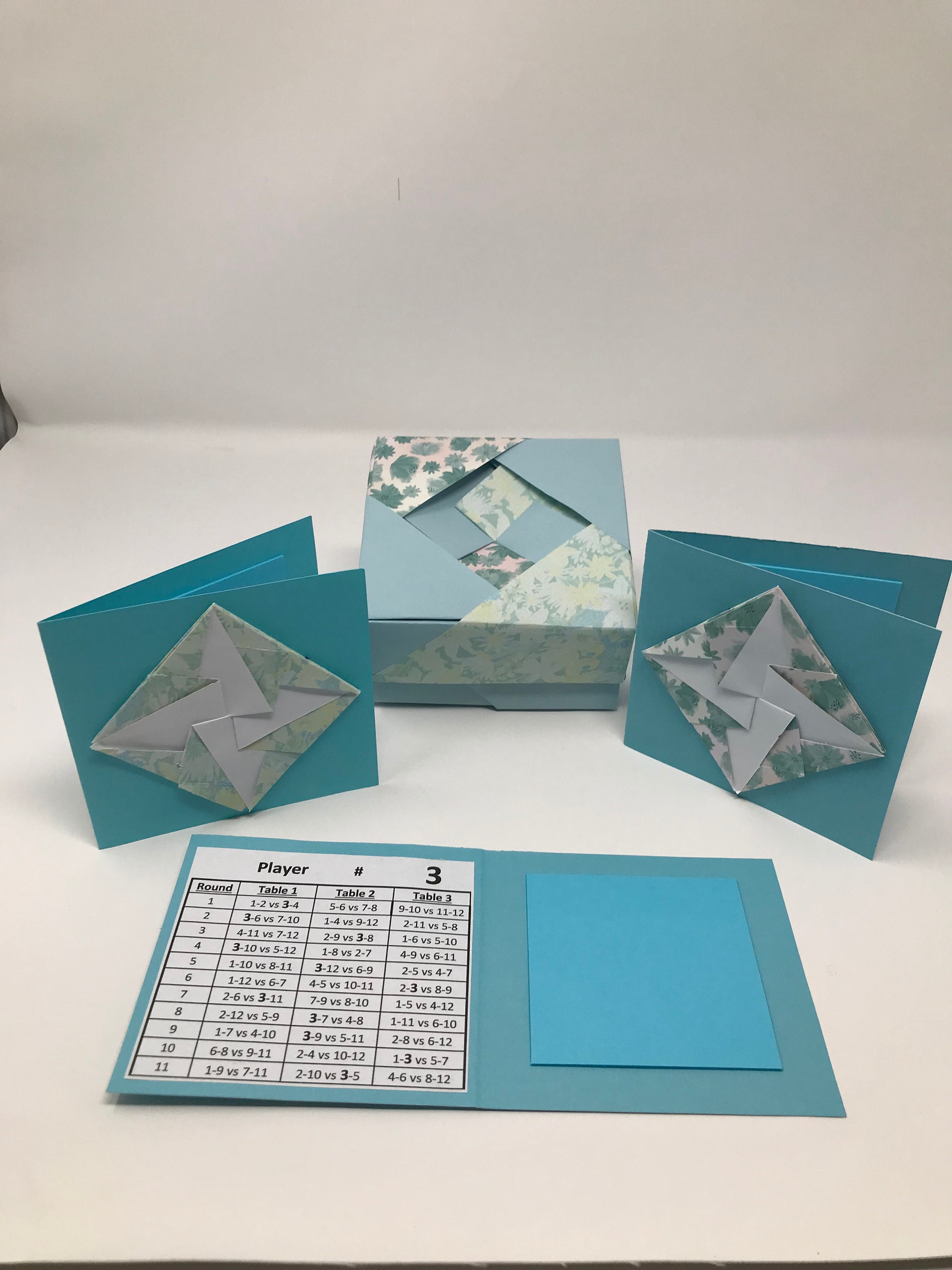 One of a Kind 3 Table Bridge Tallies - Etsy