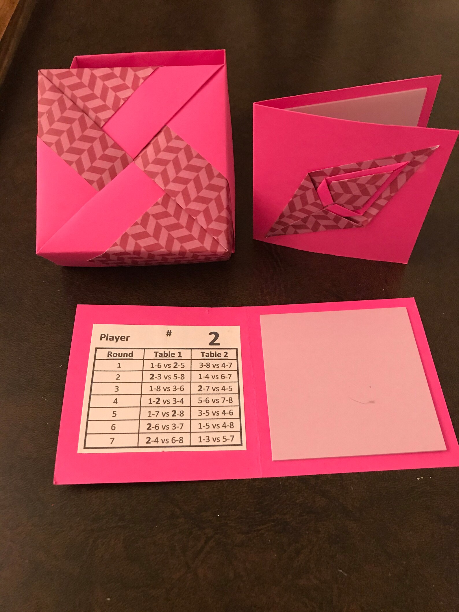 One of a Kind 2-Table Bridge Tallies | Etsy