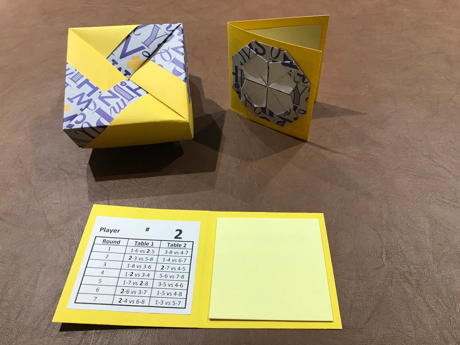 One of a Kind 2-Table Bridge Tallies | Etsy