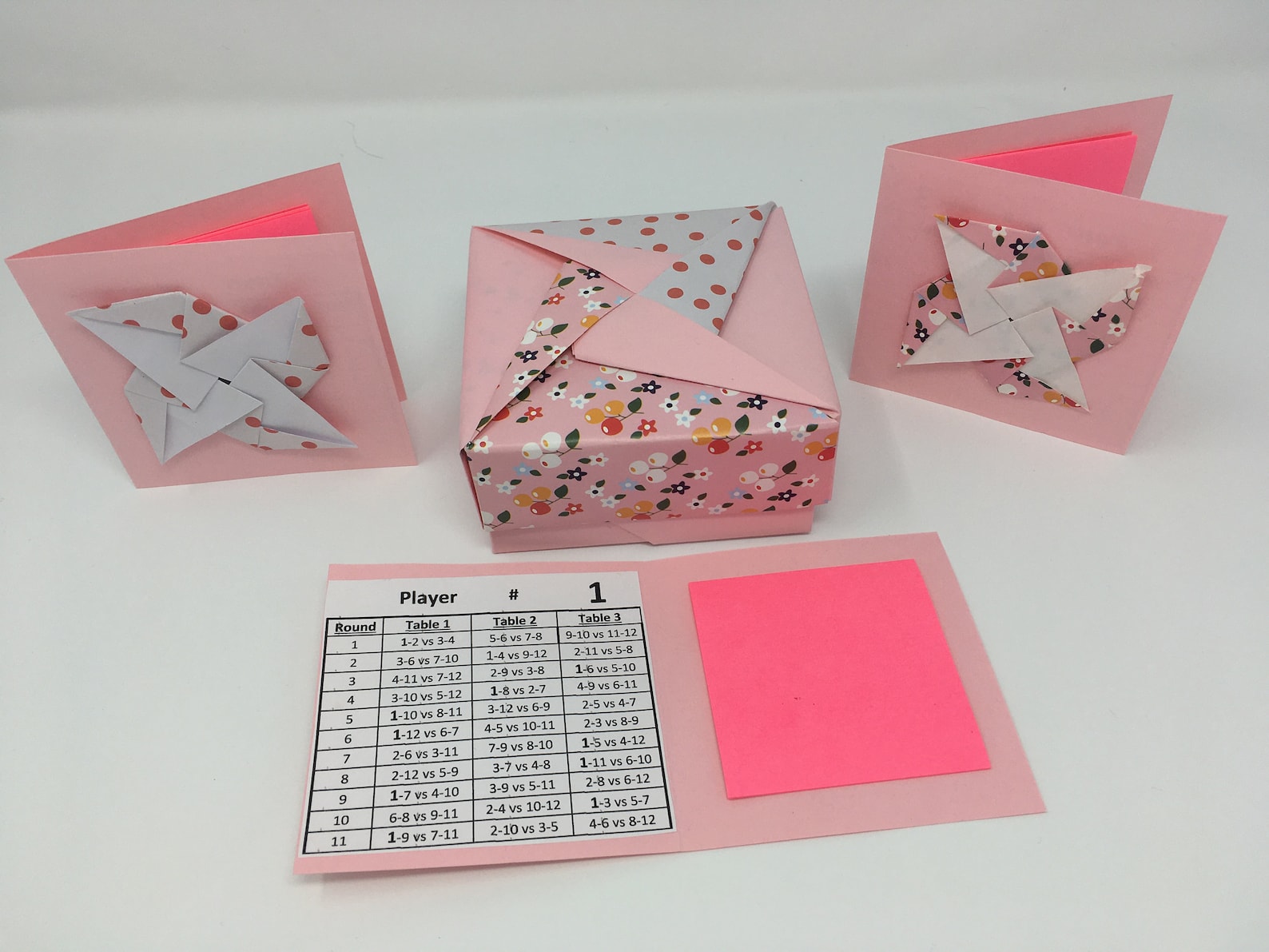 One of a Kind 3 Table Bridge Tallies - Etsy