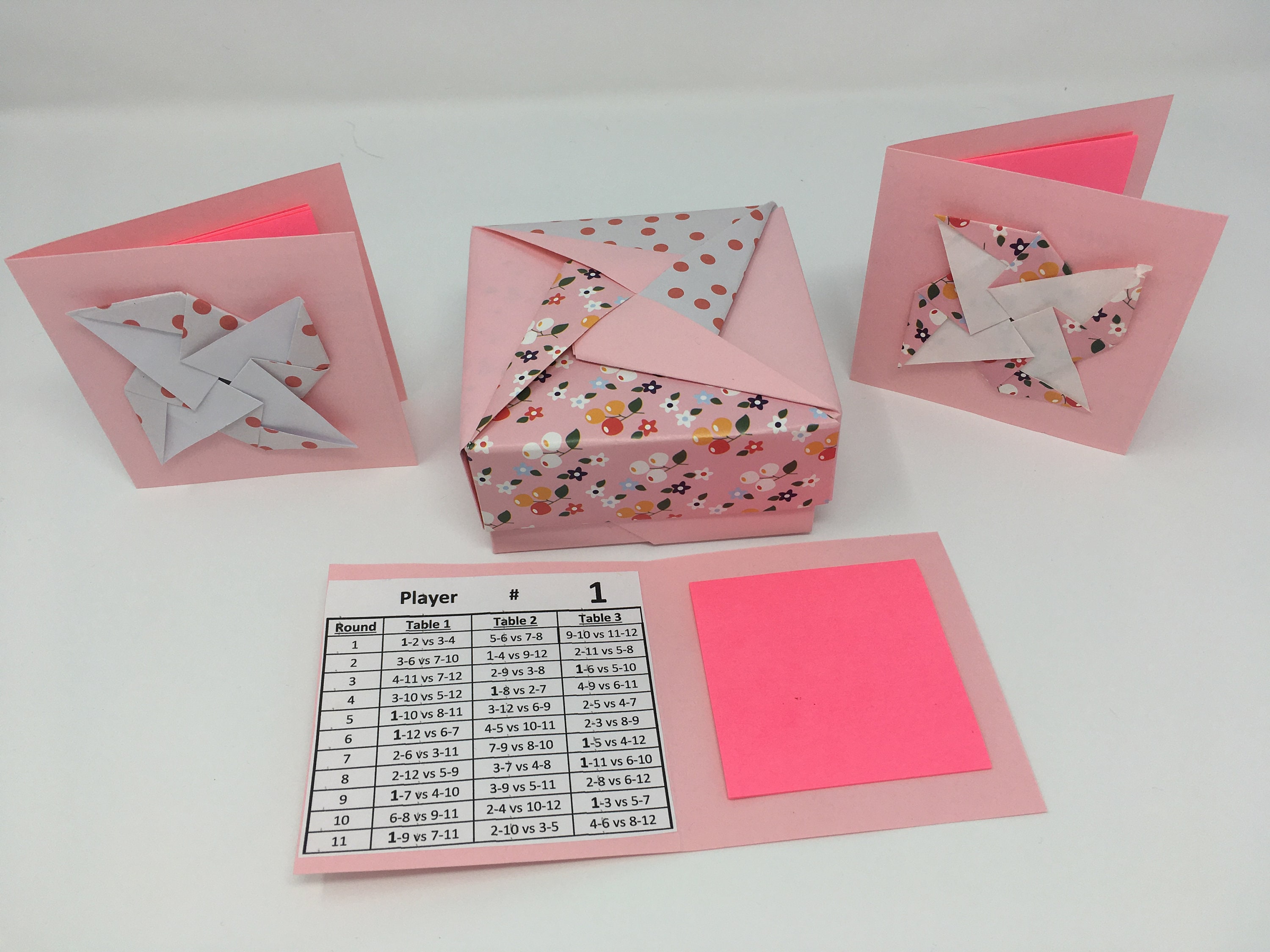 One of a Kind 3 Table Bridge Tallies - Etsy