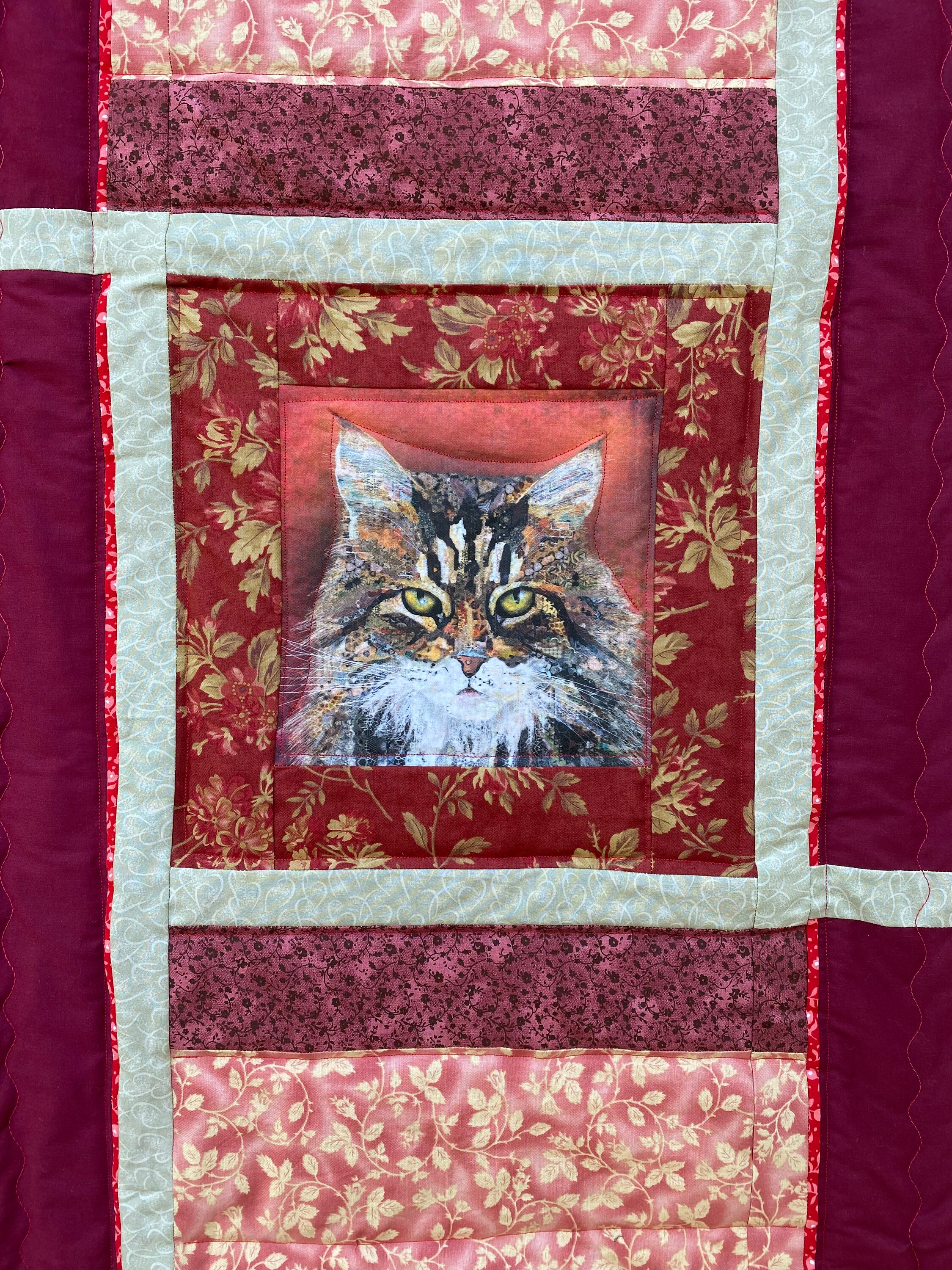 Floofy Calico Tabby Cat Throw Quilt - Etsy