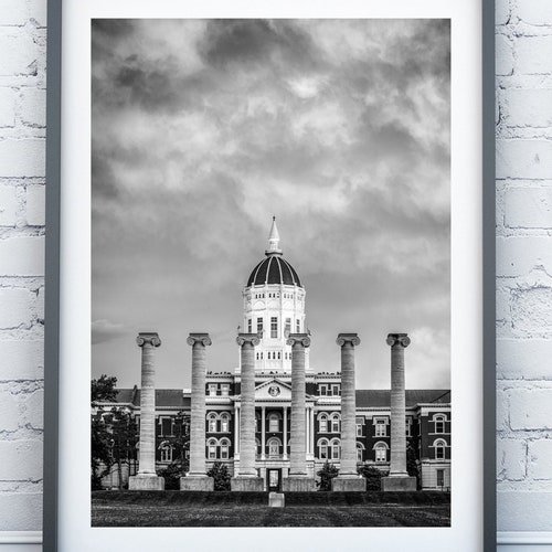 The Mizzou Columns Print - Etsy