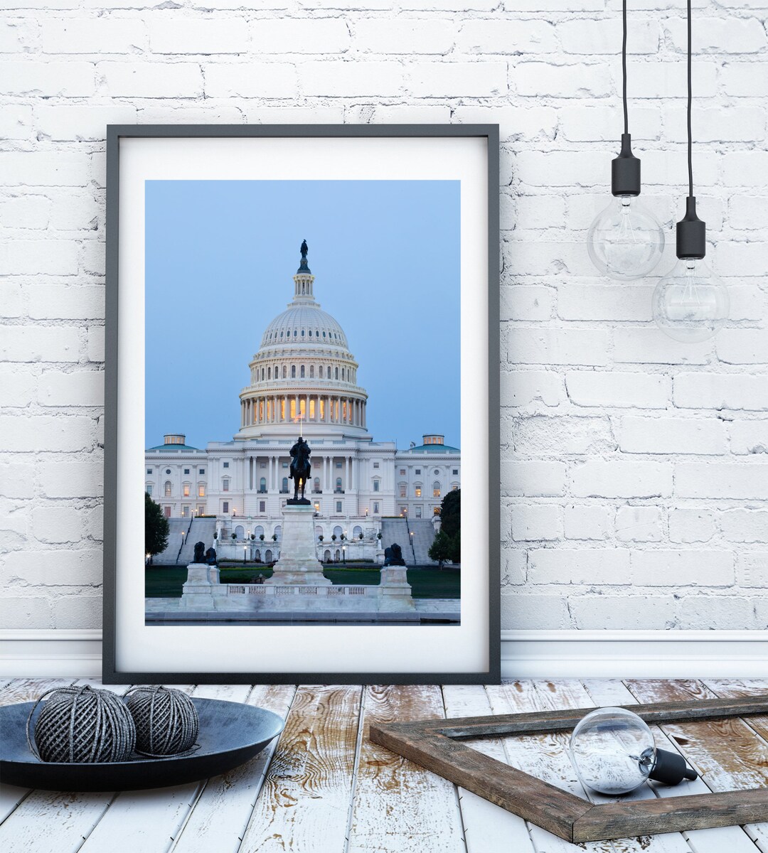 US Capitol Building Print, United States Capitol Building in Washington ...