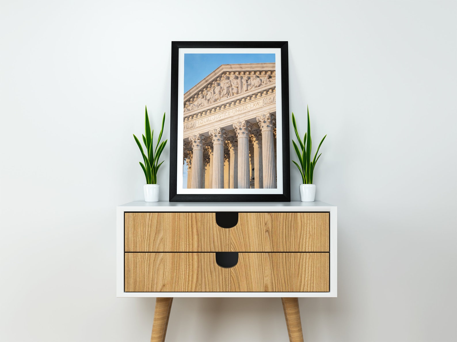 Law Office Decor, Equal Justice Under Law, US Supreme Court Columns ...