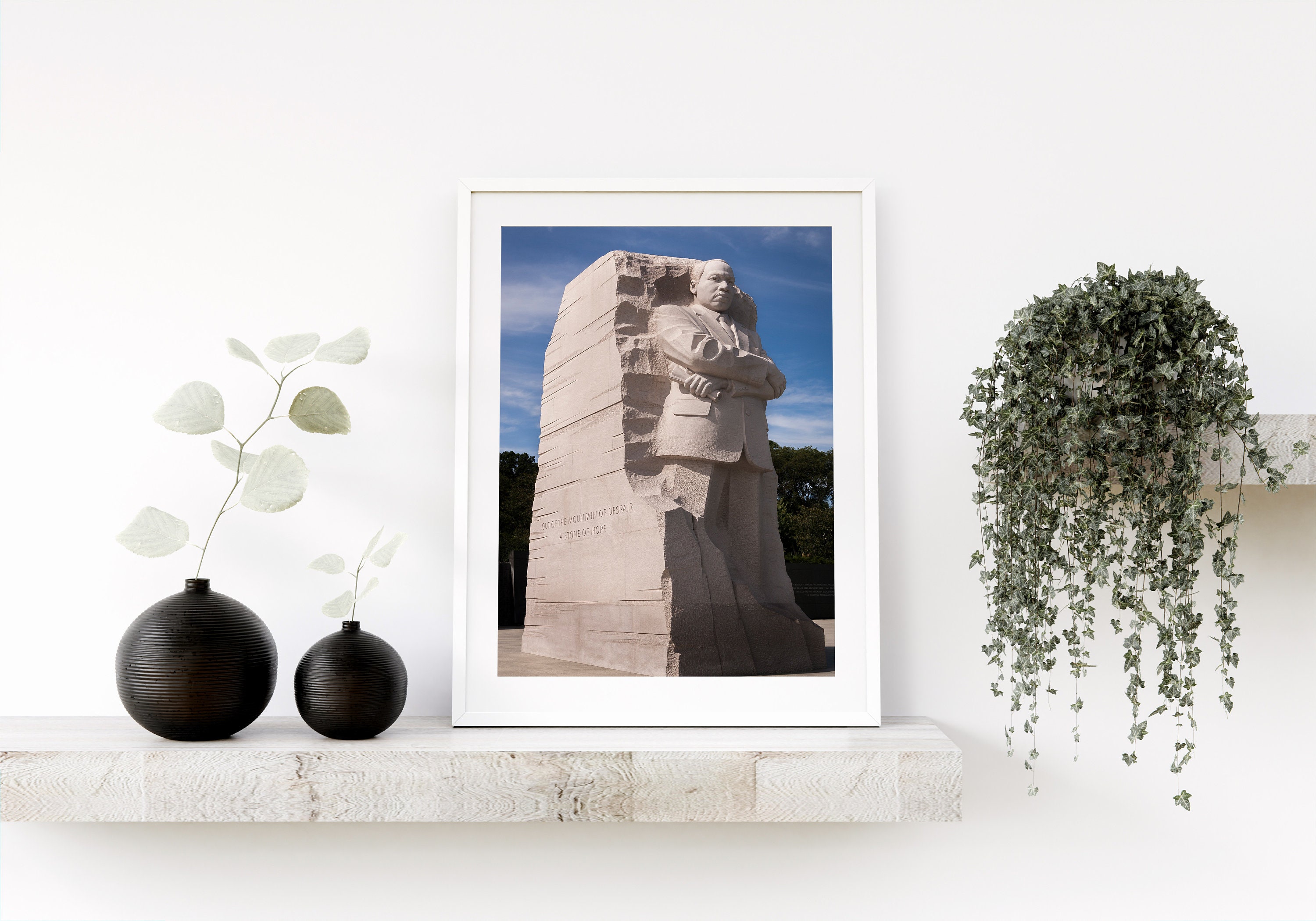 MLK Poster, MLK Art, Dr. Martin Luther King, Jr. Monument in Washington ...