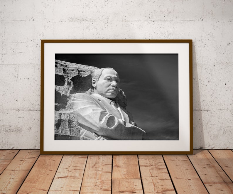 MLK Poster, MLK Art, Dr. Martin Luther King, Jr. Monument in Washington ...