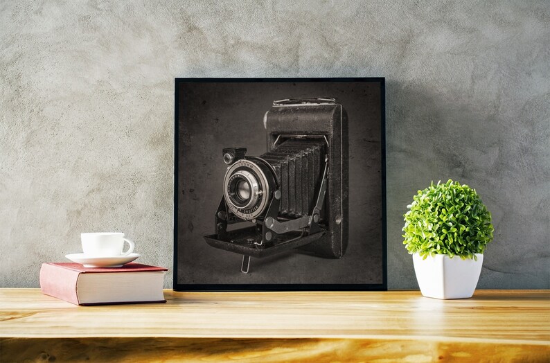 Camera Poster Camera Decor Photographer Gift Graphic - Etsy