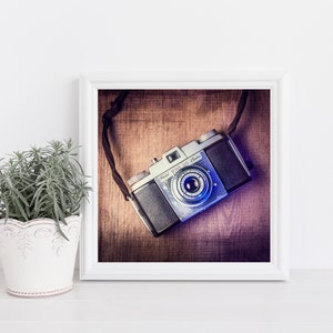 Camera Poster, Camera Decor, Photographer Gift, Graphic Designer Gift ...