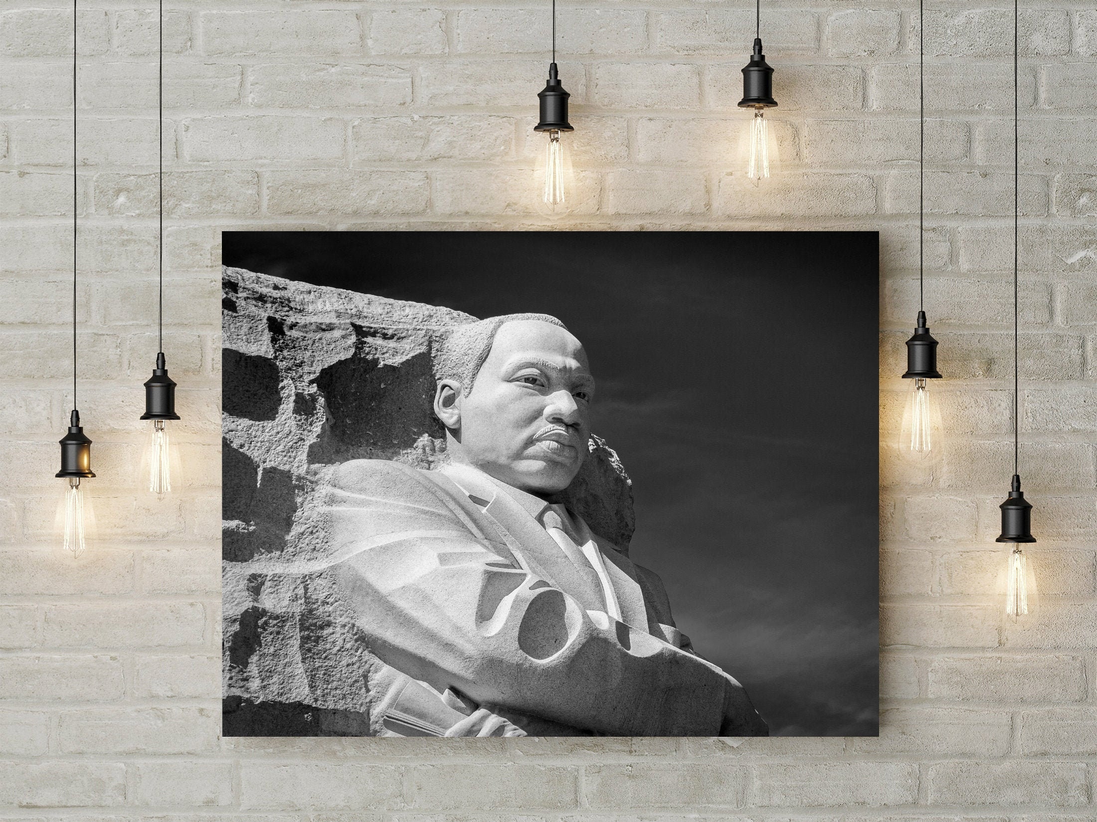 MLK Poster, MLK Art, Dr. Martin Luther King, Jr. Monument in Washington ...
