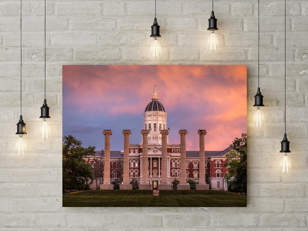 Mizzou Columns at Sunset, Columbia Missouri, University Missouri ...