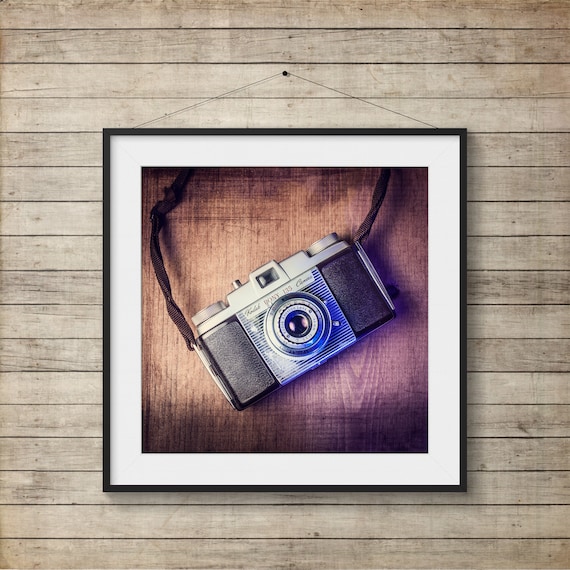 Camera Poster Camera Decor Photographer Gift Graphic | Etsy