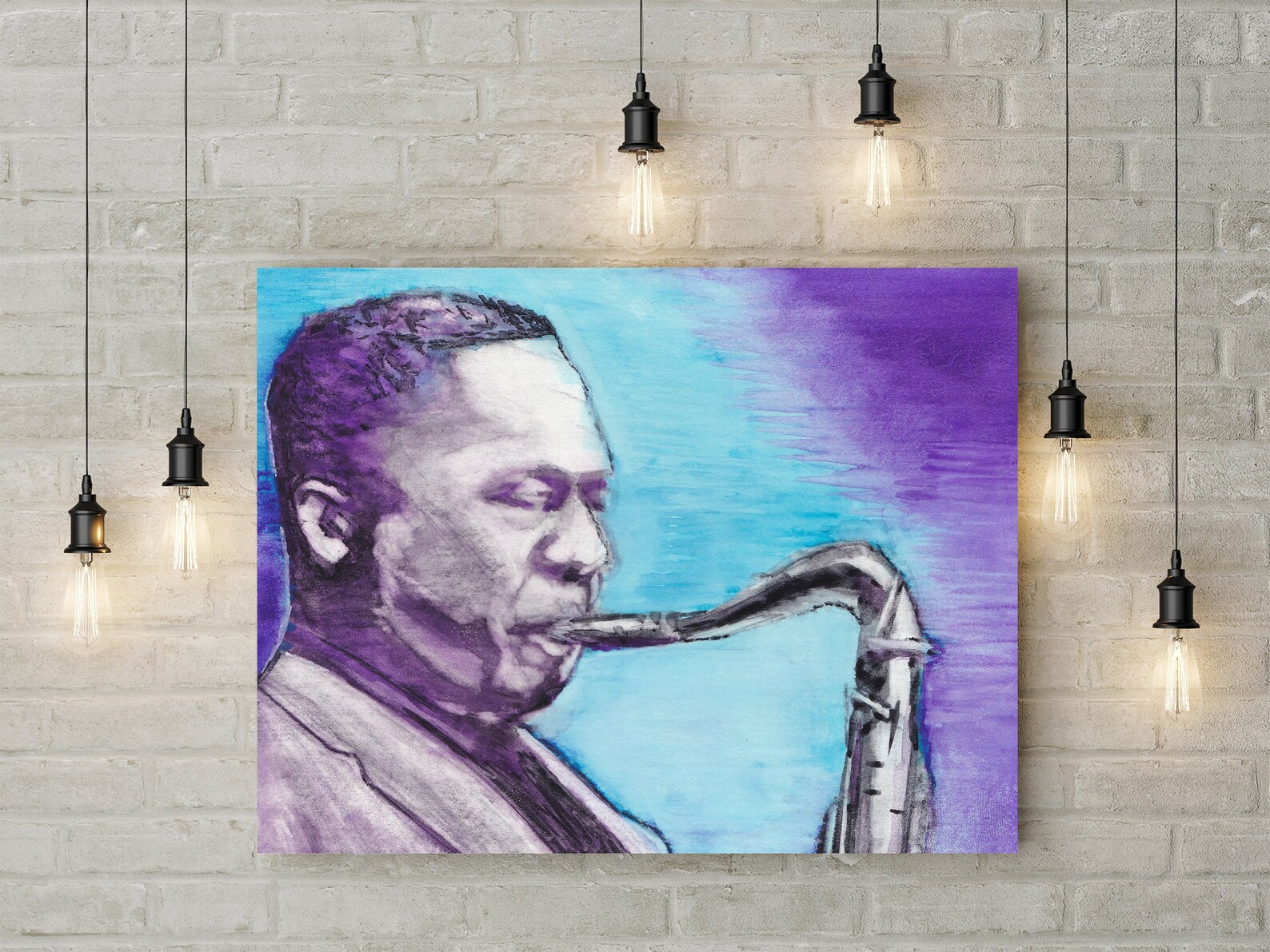 Jazz Art, Jazz Poster, Saxophone Gifts, Saxophone Art, Saxophone Poster ...