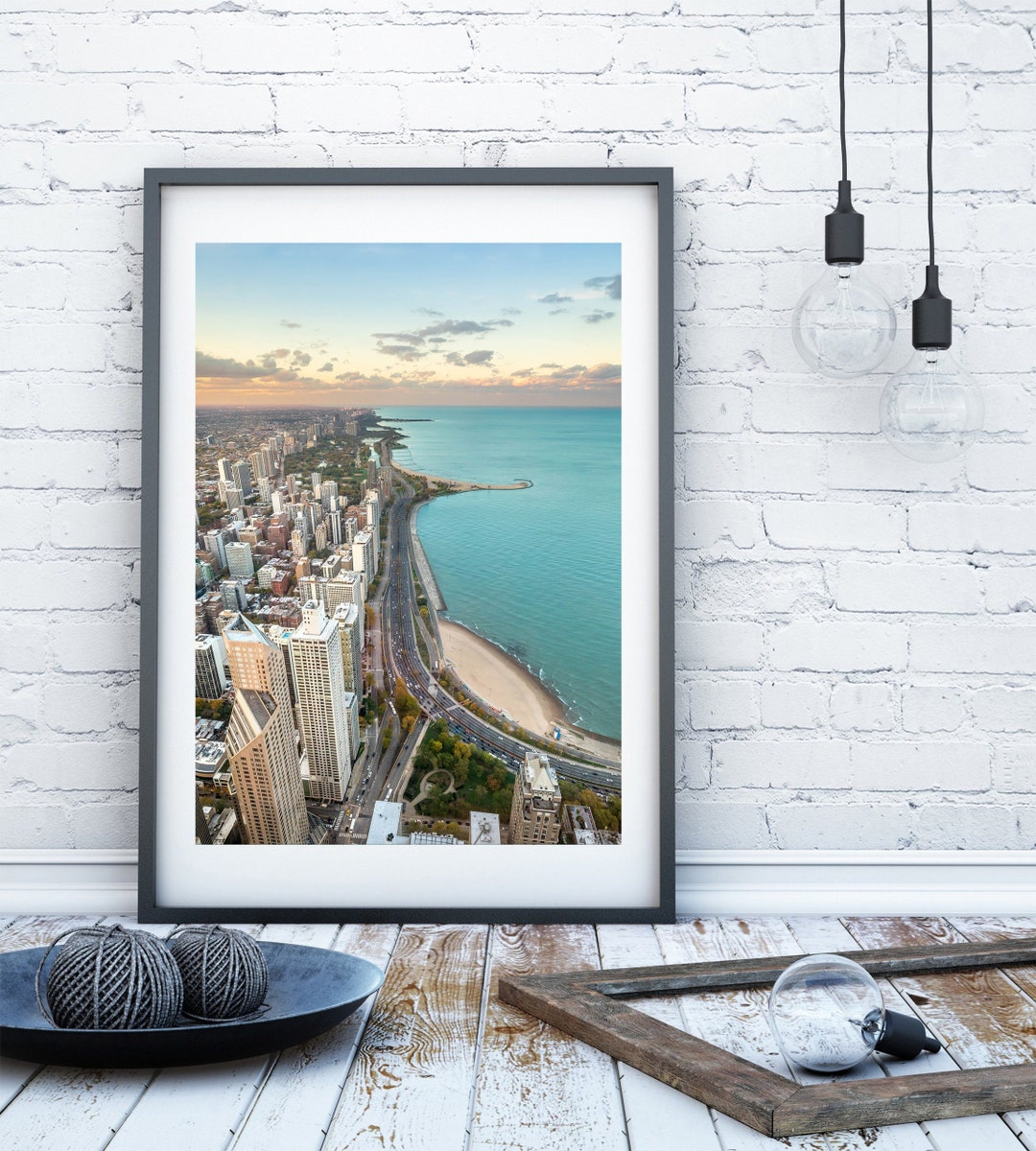 Chicago Sunset Photo Featuring Oak Street Beach and North Avenue Beach ...