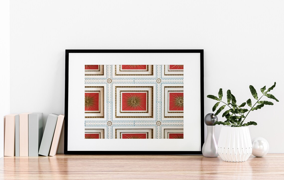 Law Office Decor, Art Deco Coffered Ceiling of US Supreme Court, Lawyer ...