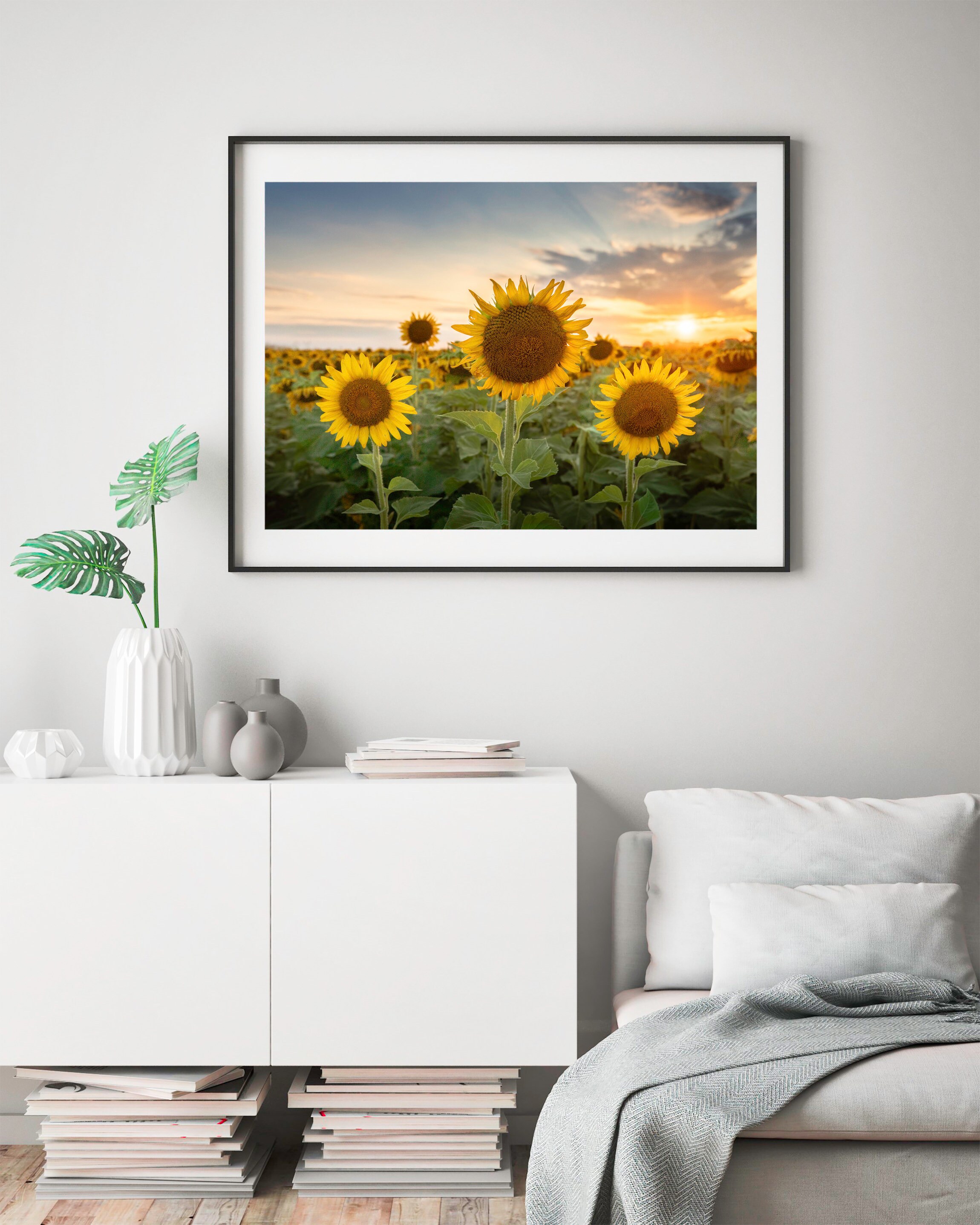 Sunflower Poster Sunflower Photography Kitchen Decor - Etsy