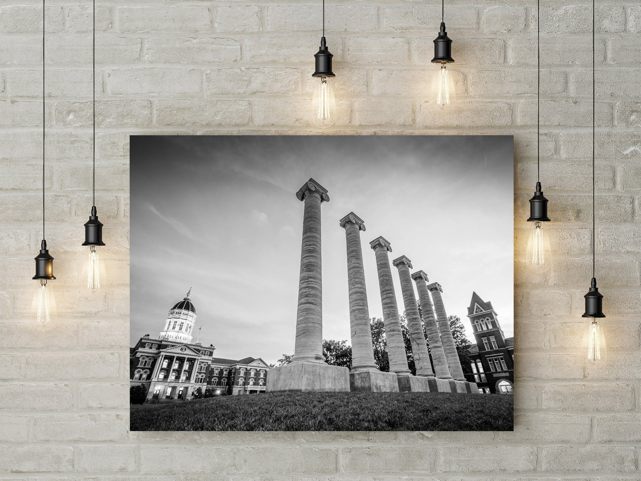 Mizzou Columns Columbia Missouri University Missouri - Etsy