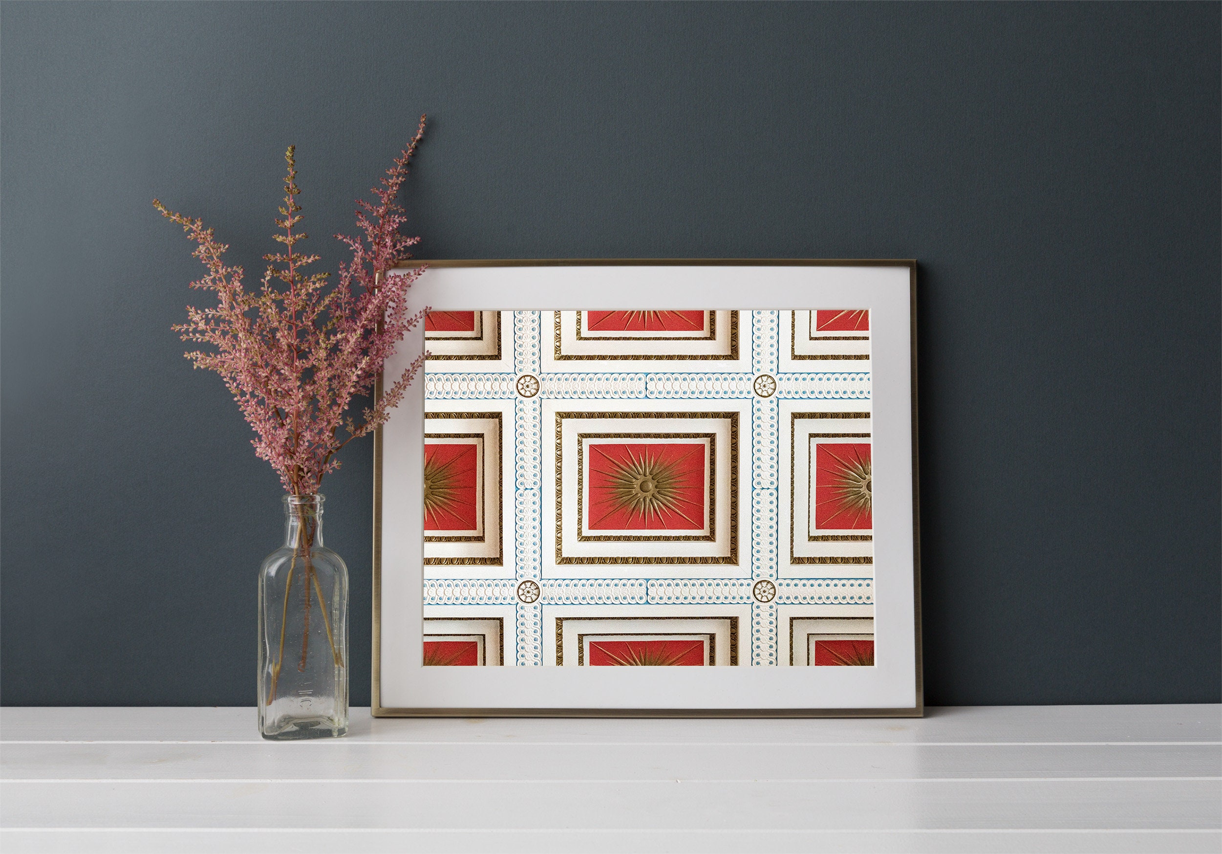 Law Office Decor, Art Deco Coffered Ceiling of US Supreme Court, Lawyer ...