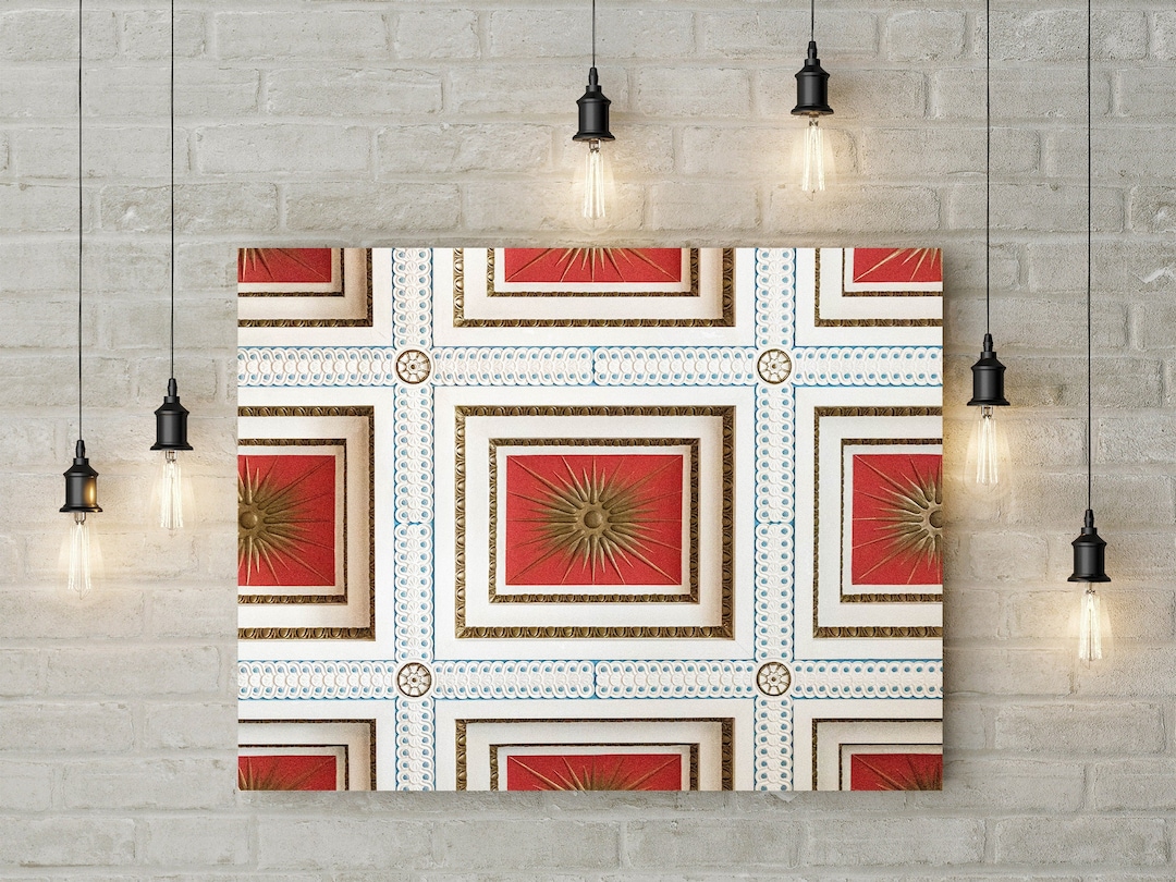 Law Office Decor, Art Deco Coffered Ceiling of US Supreme Court, Lawyer ...