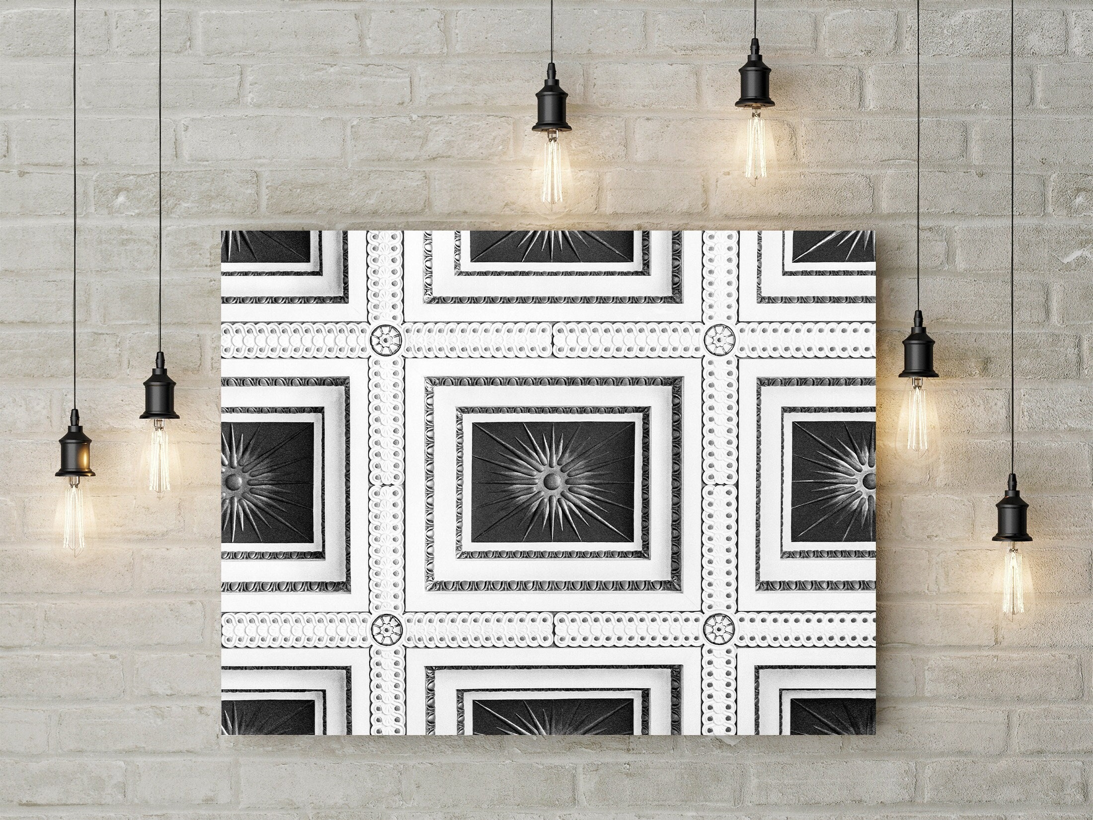 Law Office Decor, Art Deco Coffered Ceiling of US Supreme Court, Lawyer ...