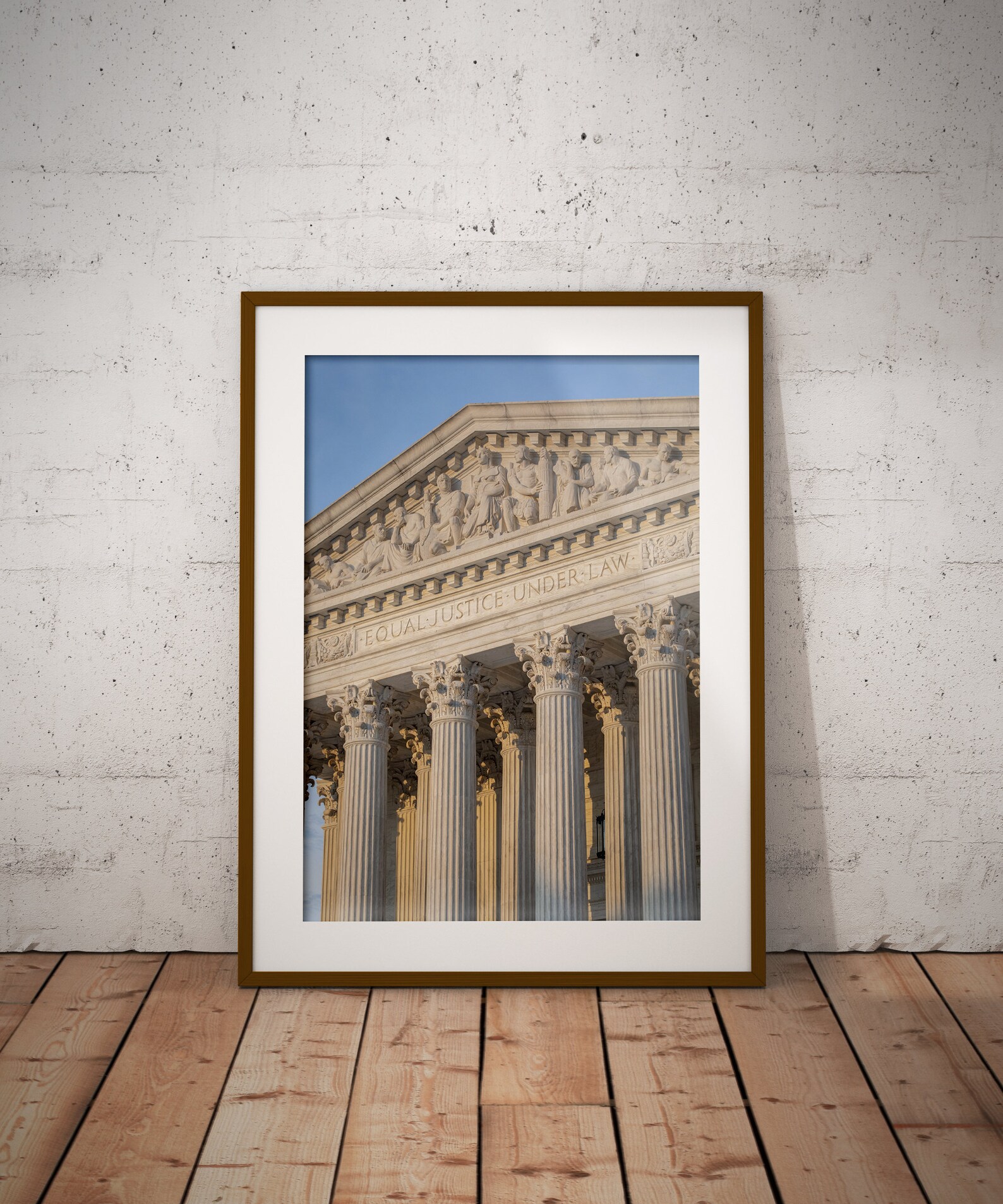 Law Office Decor, Equal Justice Under Law, US Supreme Court Columns ...