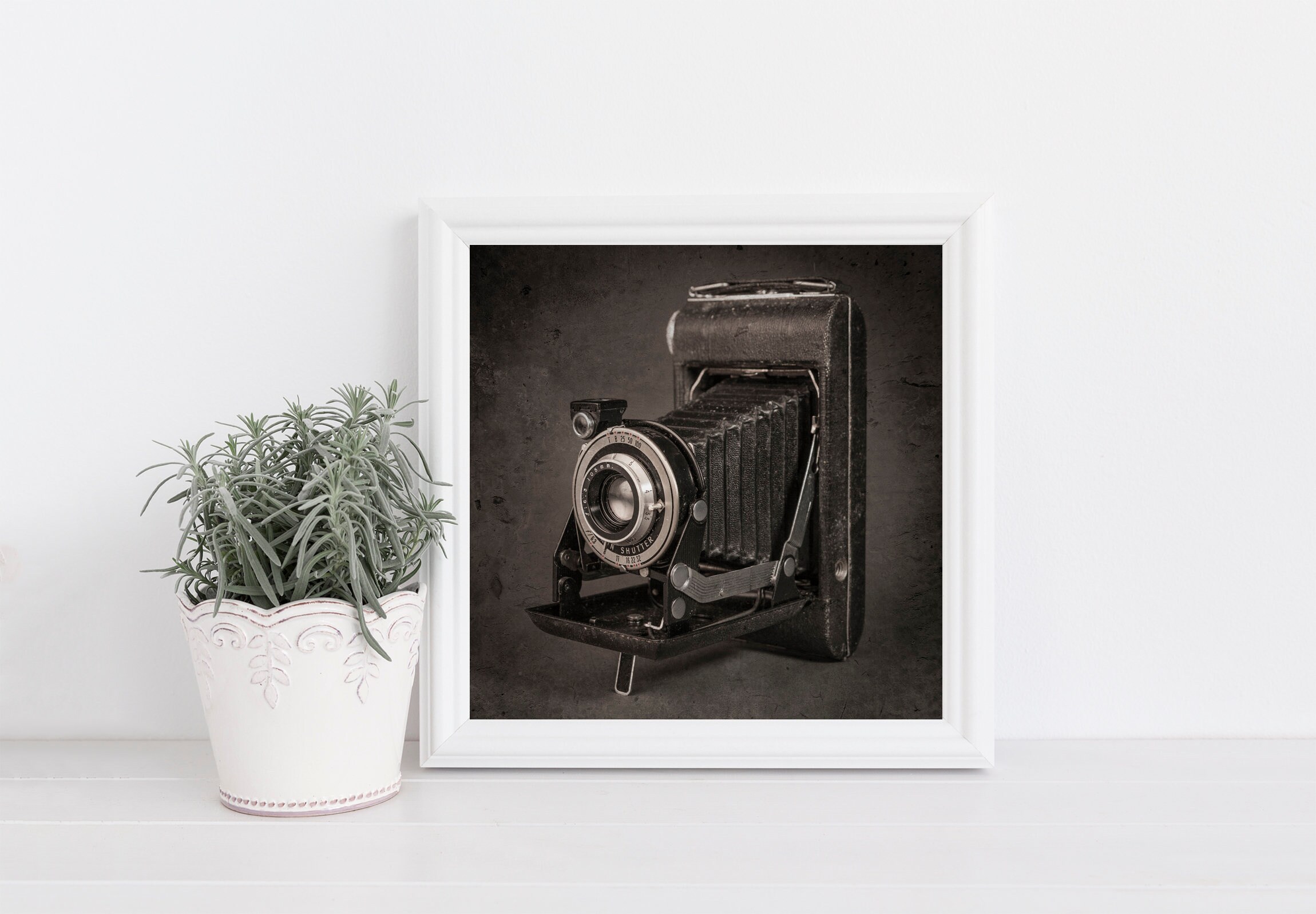 Camera Poster Camera Decor Photographer Gift Graphic | Etsy