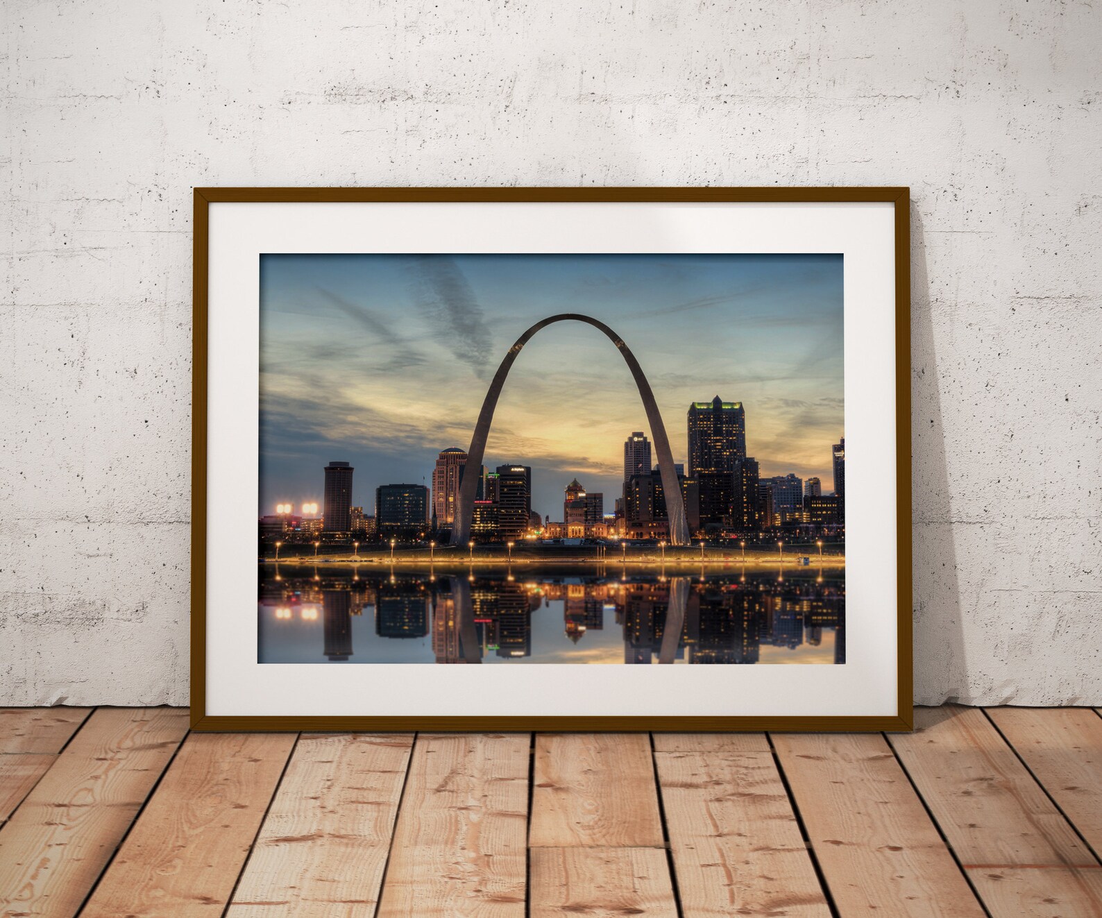 St Louis Arch Wall Decor, Busch Stadium, Skyline Print, Man Cave ...
