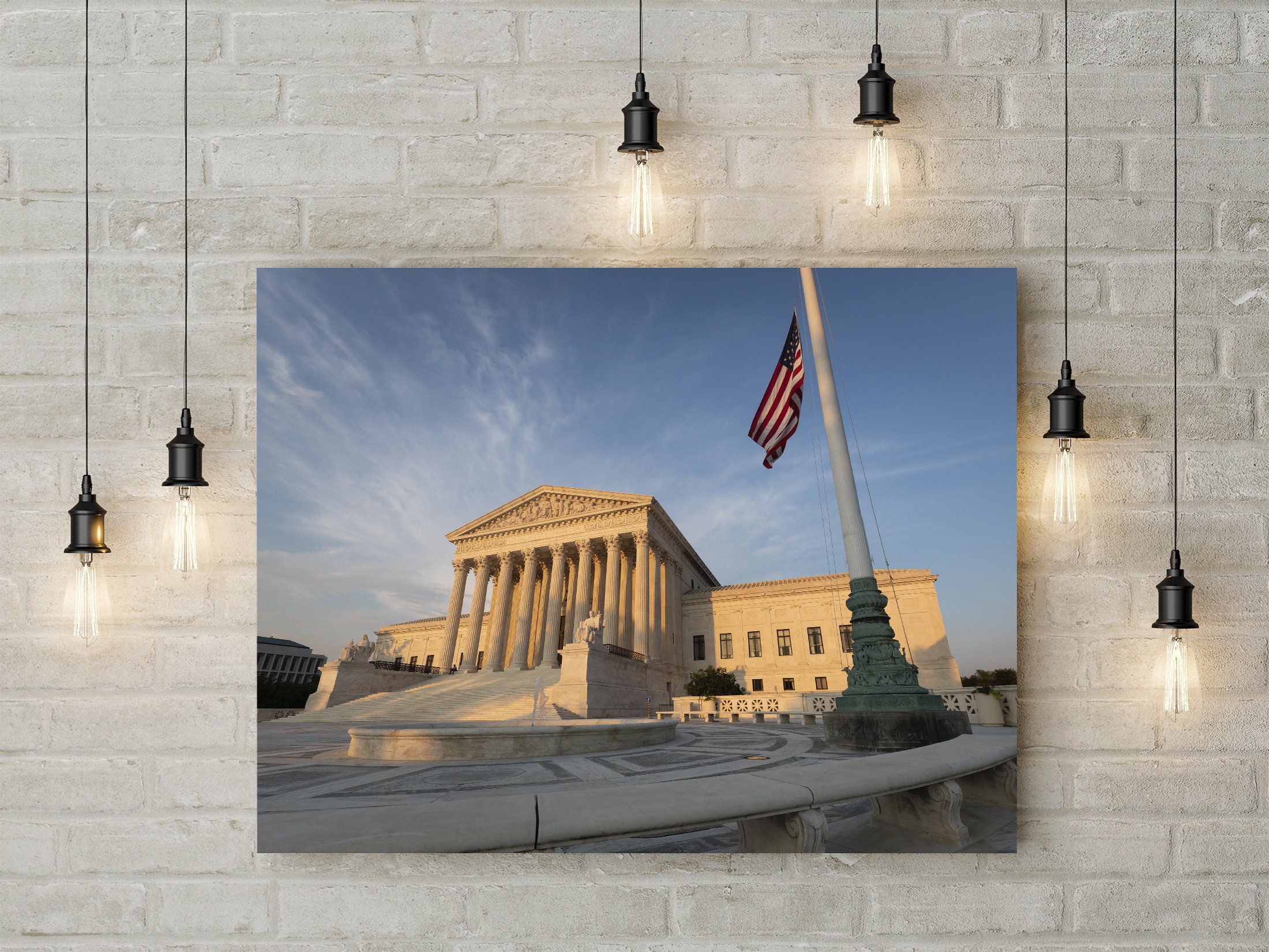 Law Office Decor, Equal Justice, US Supreme Court Building, Lawyer Gift ...