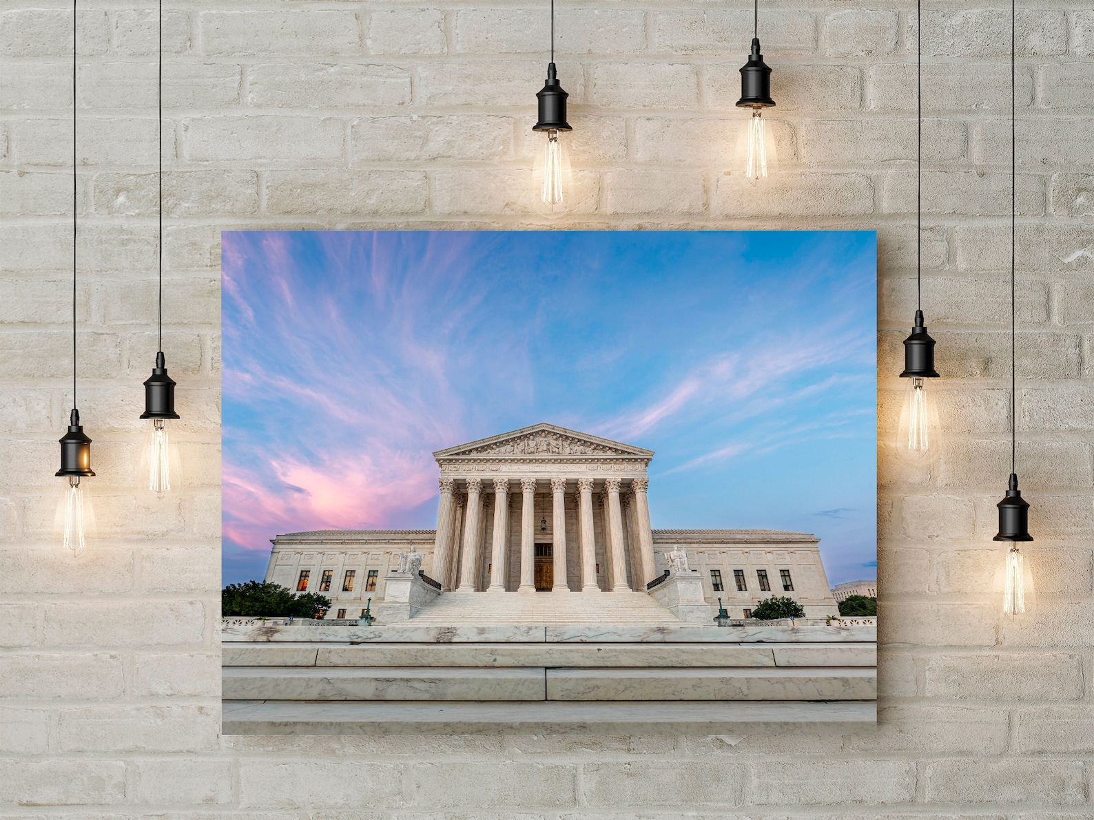 Law Office Decor, Equal Justice, US Supreme Court Building, Lawyer Gift ...