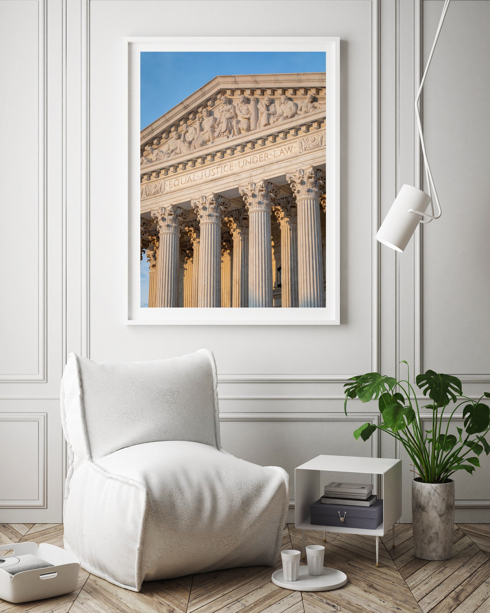 Law Office Decor, Equal Justice Under Law, US Supreme Court Columns ...