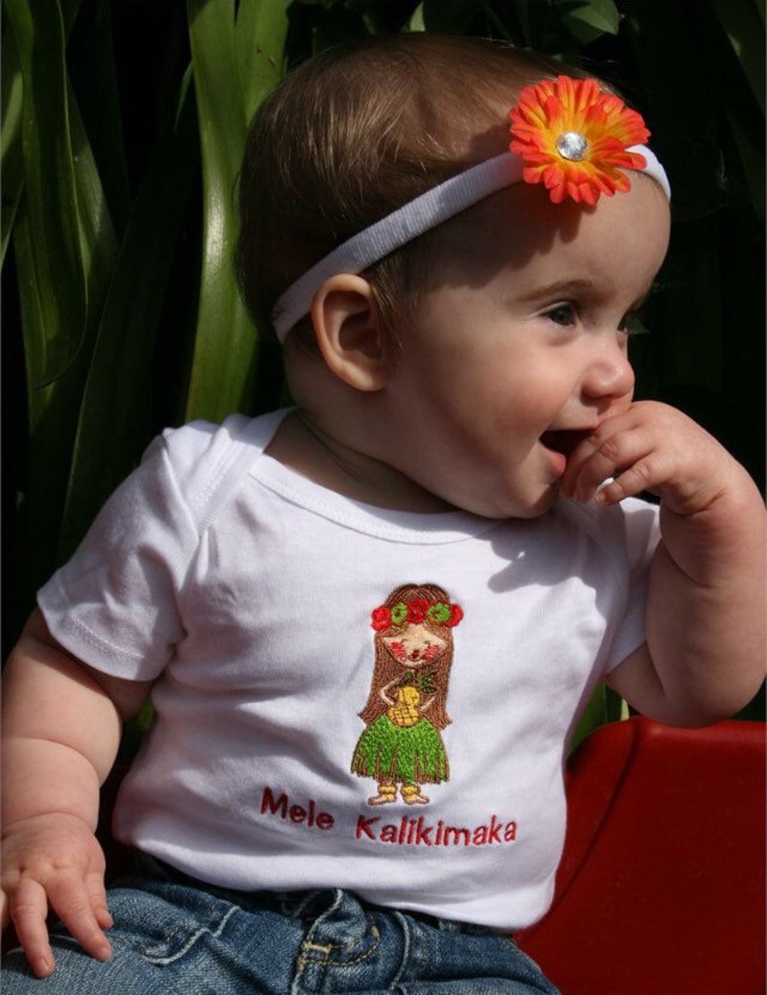 CLOSE-OUT Cute Little Hula Girl Mele Kalikimaka Onesie - Etsy