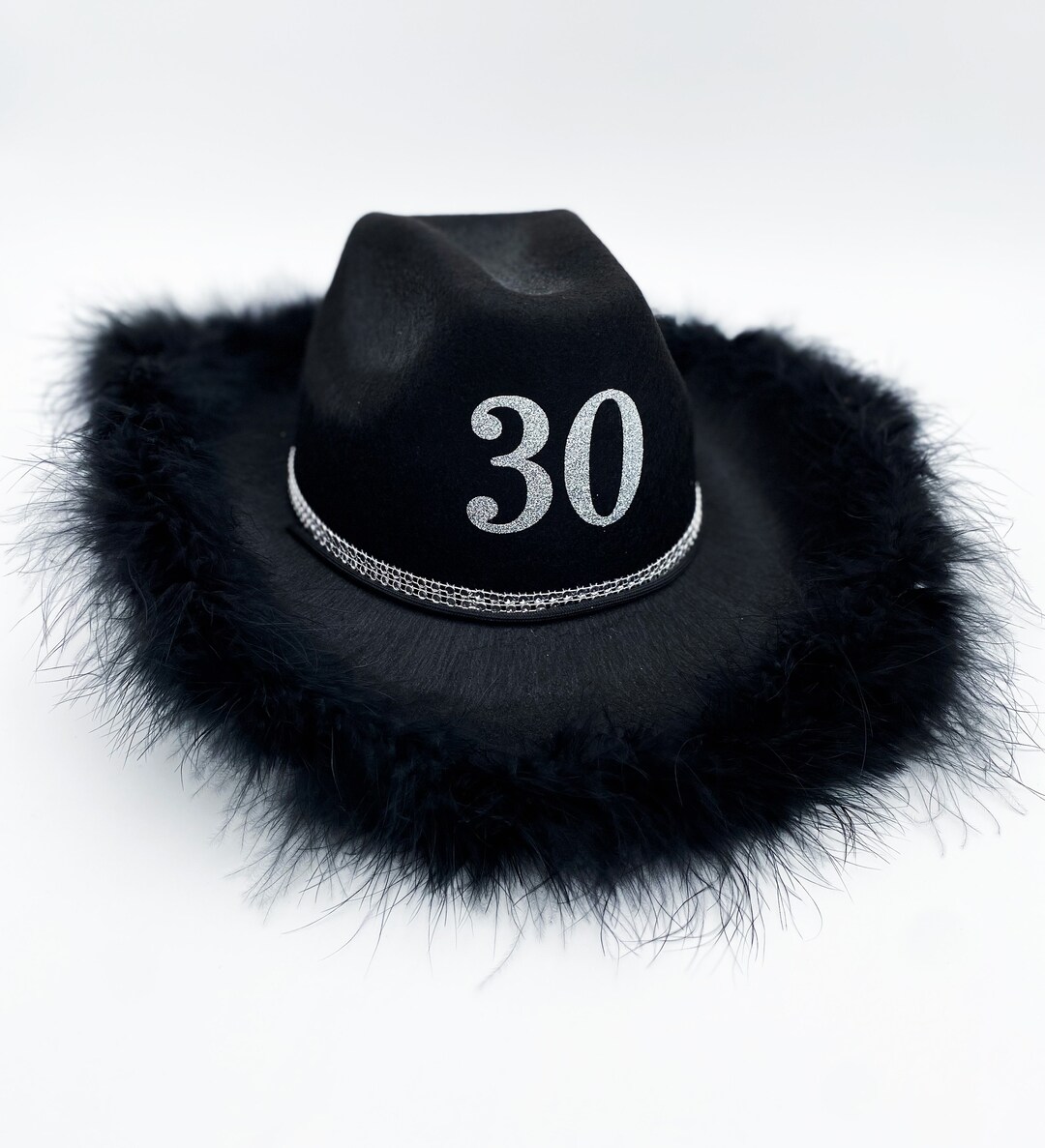 30th Birthday Cowgirl Hat I Black I White - Etsy