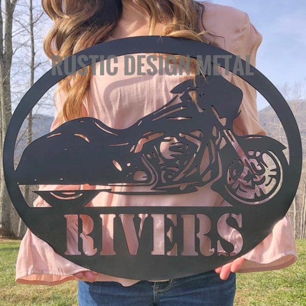 Motorcycle Sign - Etsy