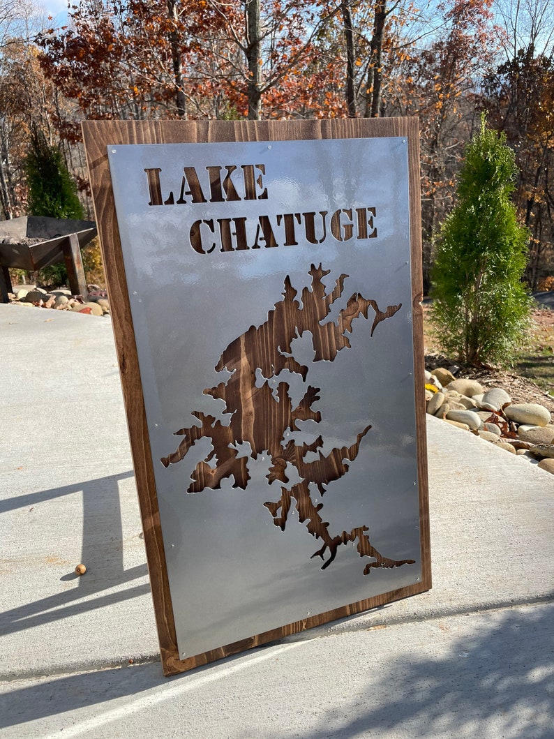 Lake Chatuge Sign Lake Sign Chatuge Sign Metal Lake Sign - Etsy