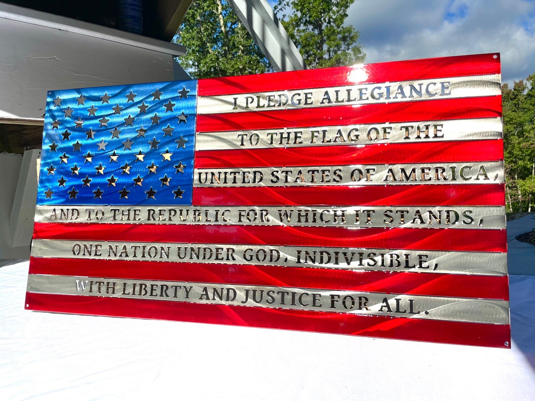 American Flag - American Flag Sign -US Flag - Pledge of Allegiance ...